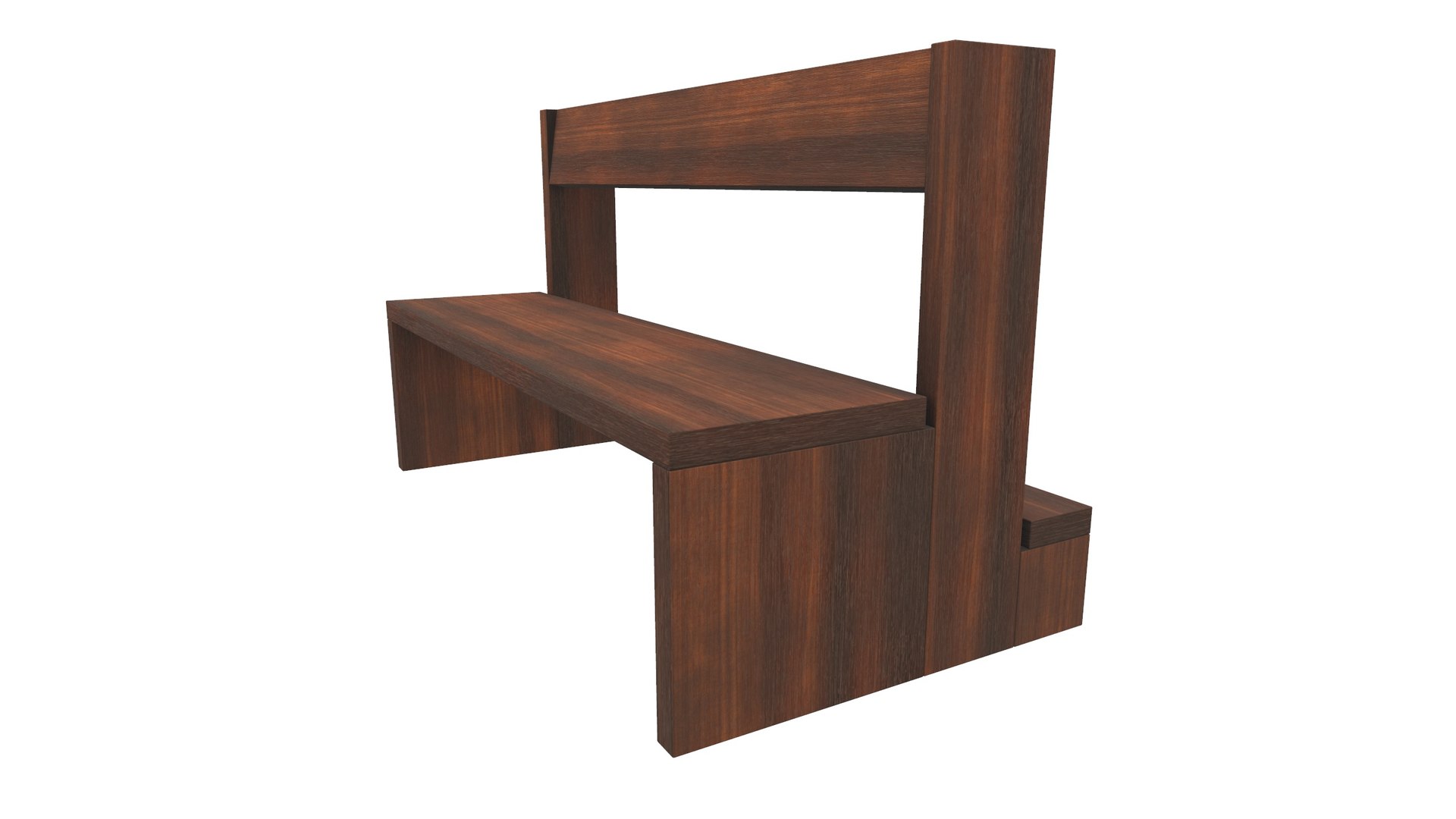 3D Church Bench 3D Model AR VR Low-poly 3D Model - TurboSquid 1966549