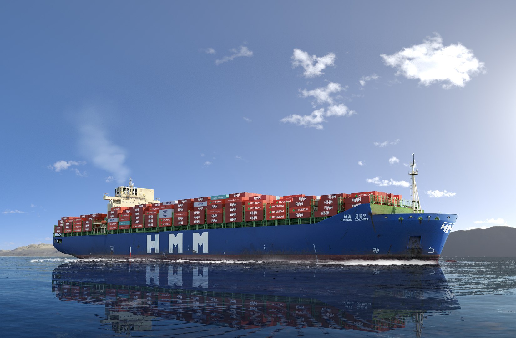3D Model COLOMBO Container Ship - TurboSquid 1994917