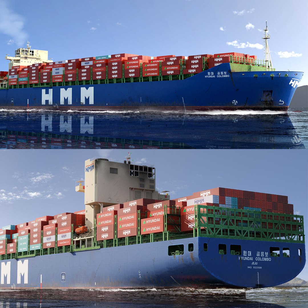 3D model COLOMBO Container Ship - TurboSquid 1994917