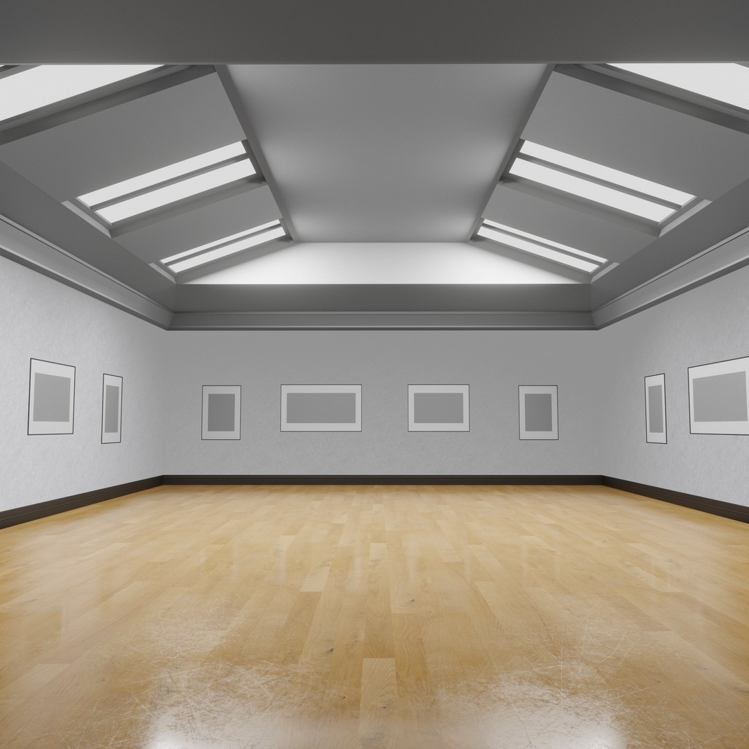 ART GALLERY ROOM 3D Model - TurboSquid 2031164