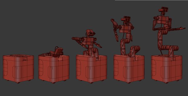 Robot house assistant 3D model - TurboSquid 1767561