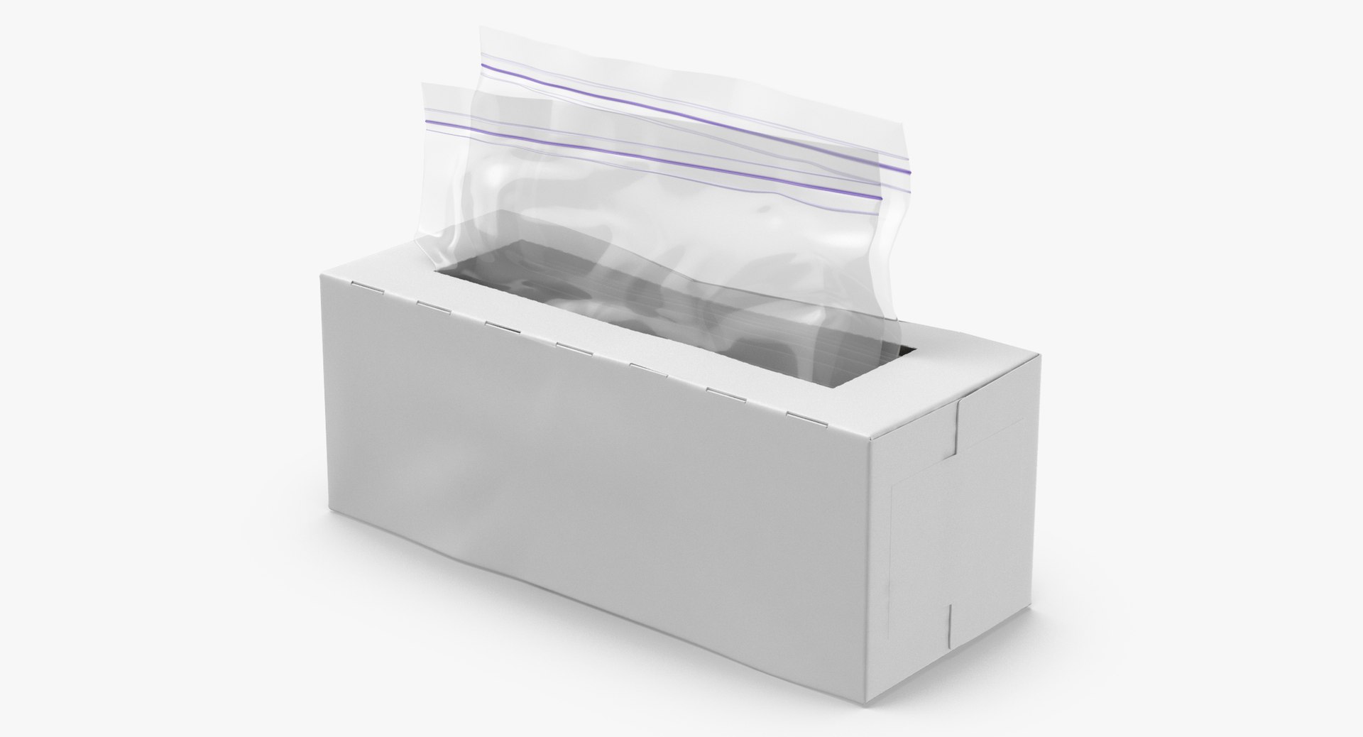 3D Ziplock Box - TurboSquid 1153412
