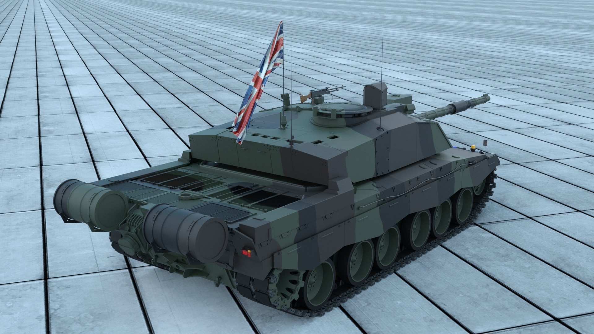 3D Challenger II Model - TurboSquid 2260582