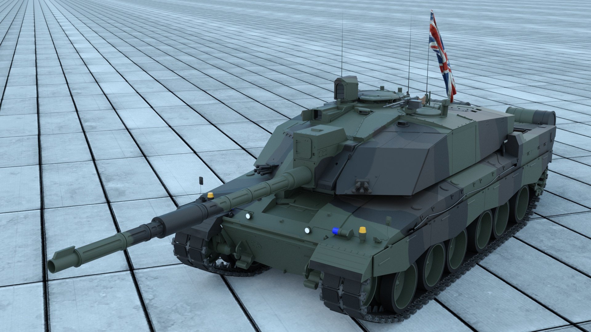 3D Challenger II Model - TurboSquid 2260582