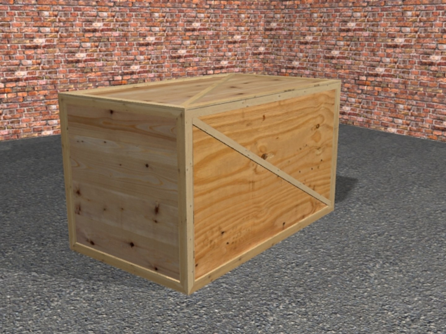 Low-poly wood box transportation 3D model - TurboSquid 1427528