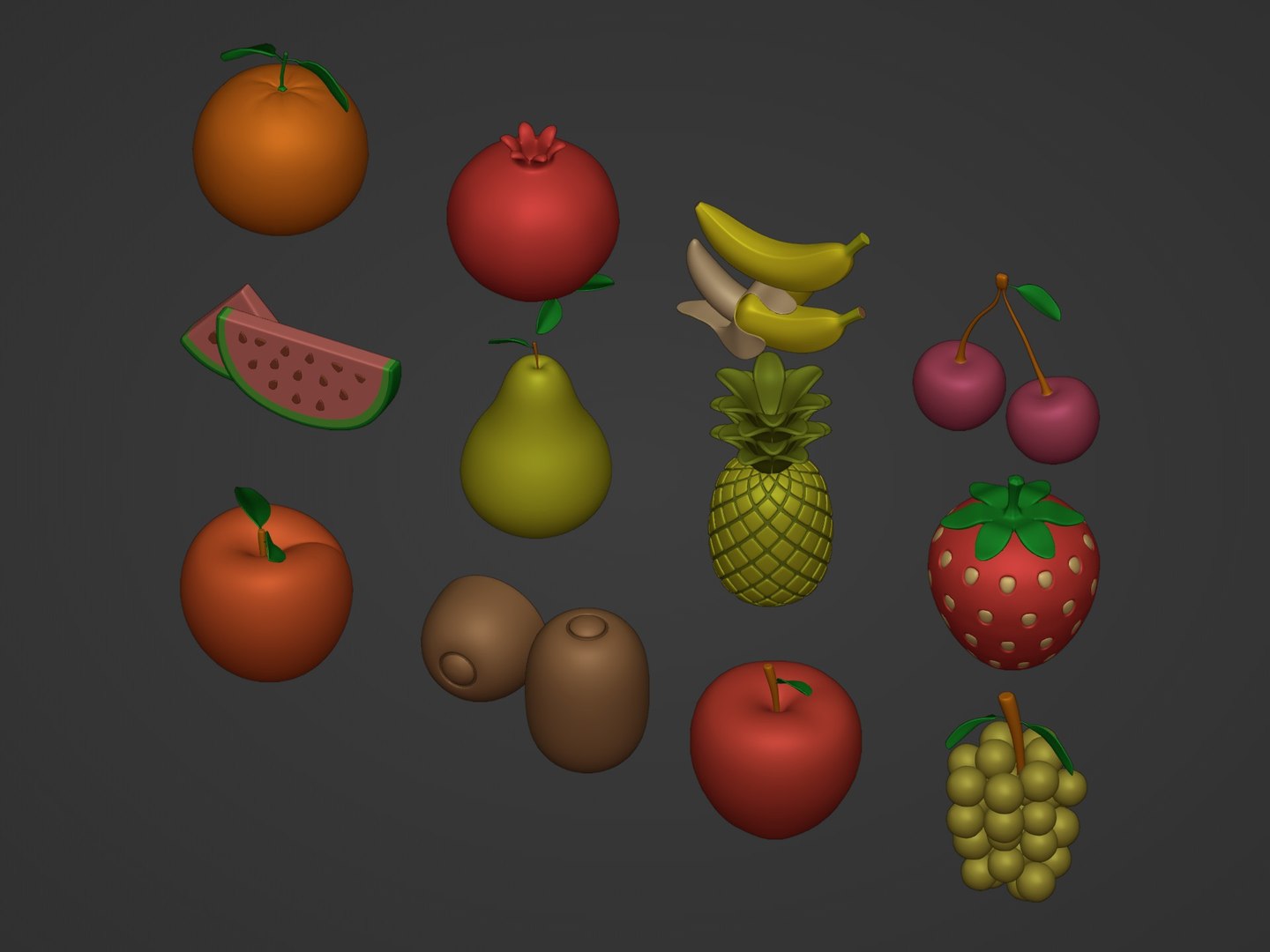 Fruit Pack Model - TurboSquid 2135549