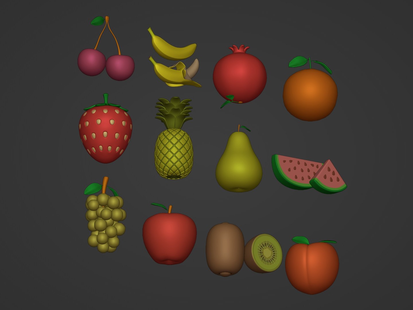 Fruit Pack Model - TurboSquid 2135549