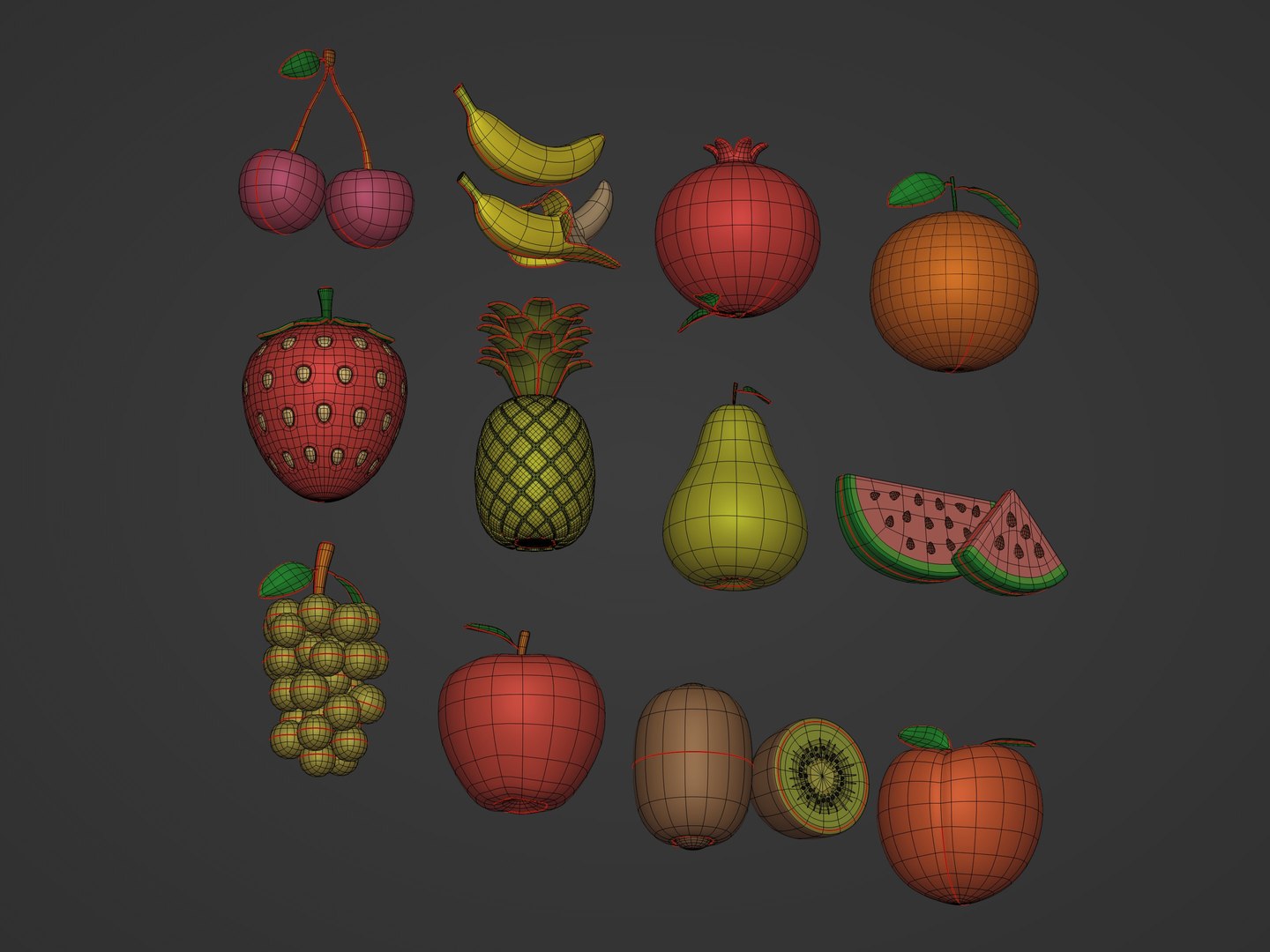Fruit Pack Model - TurboSquid 2135549