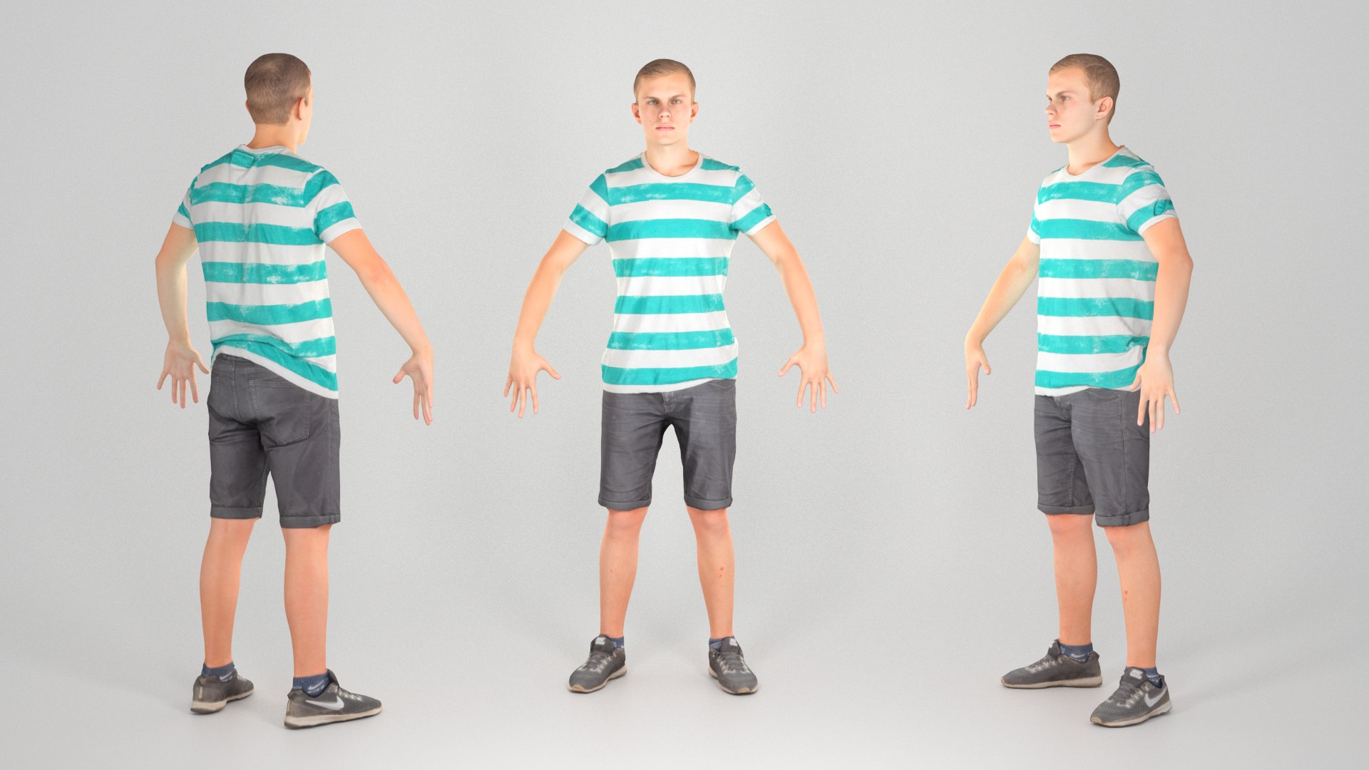 Scanned Animation Ready Human 3D Model - TurboSquid 1578978