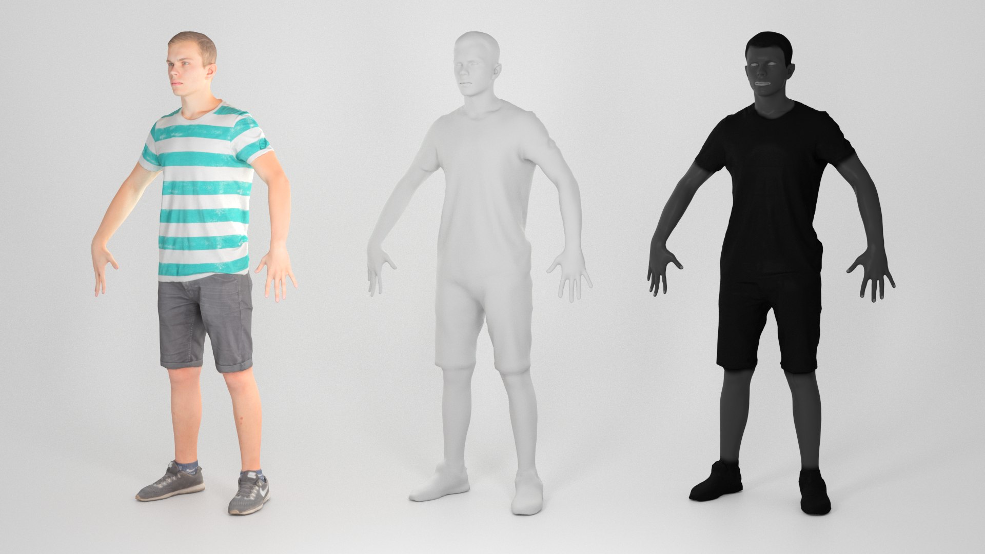 Scanned Animation Ready Human 3D Model - TurboSquid 1578978