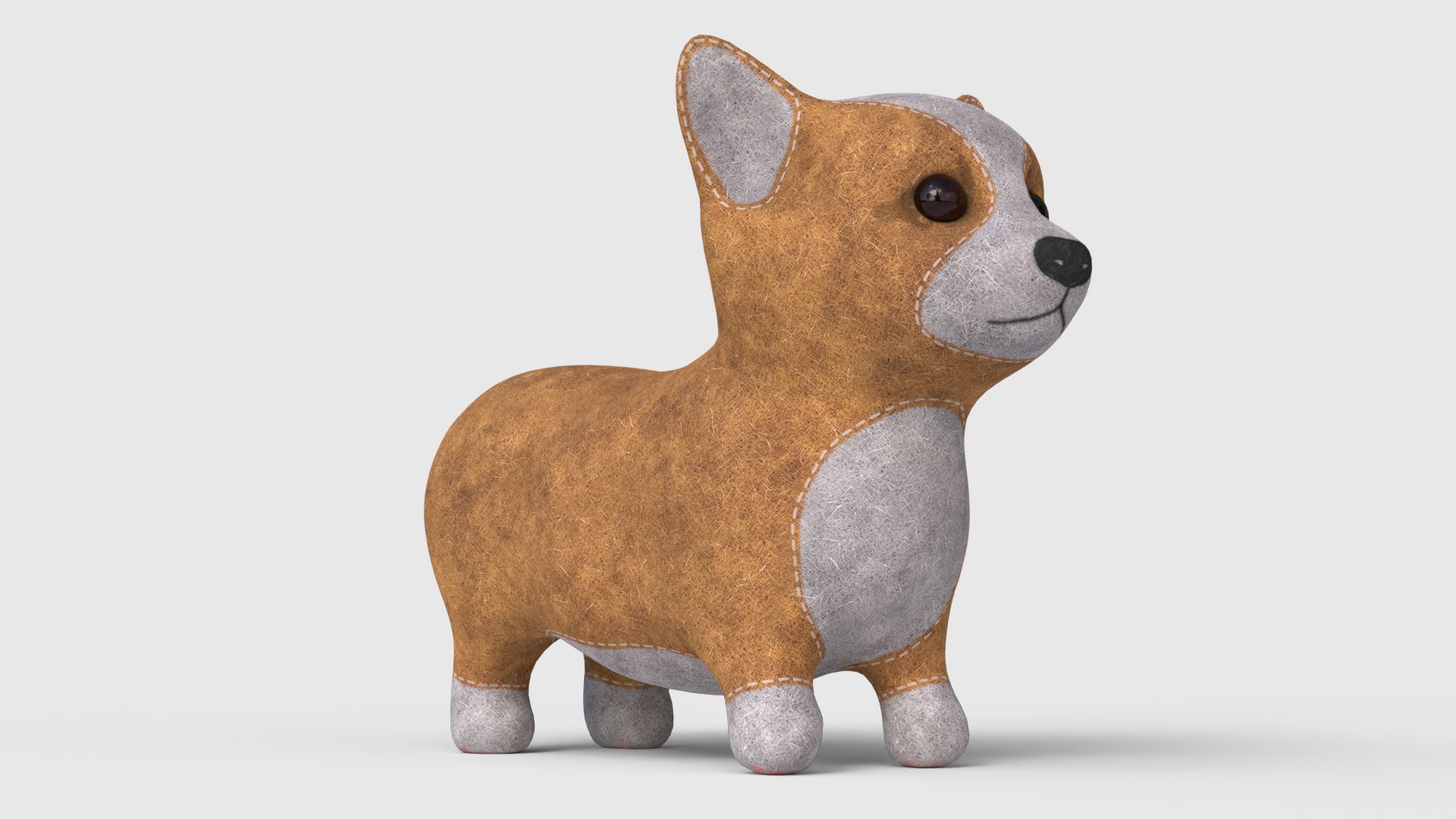 3D Corgi Dog Old Toy Model - TurboSquid 2214709