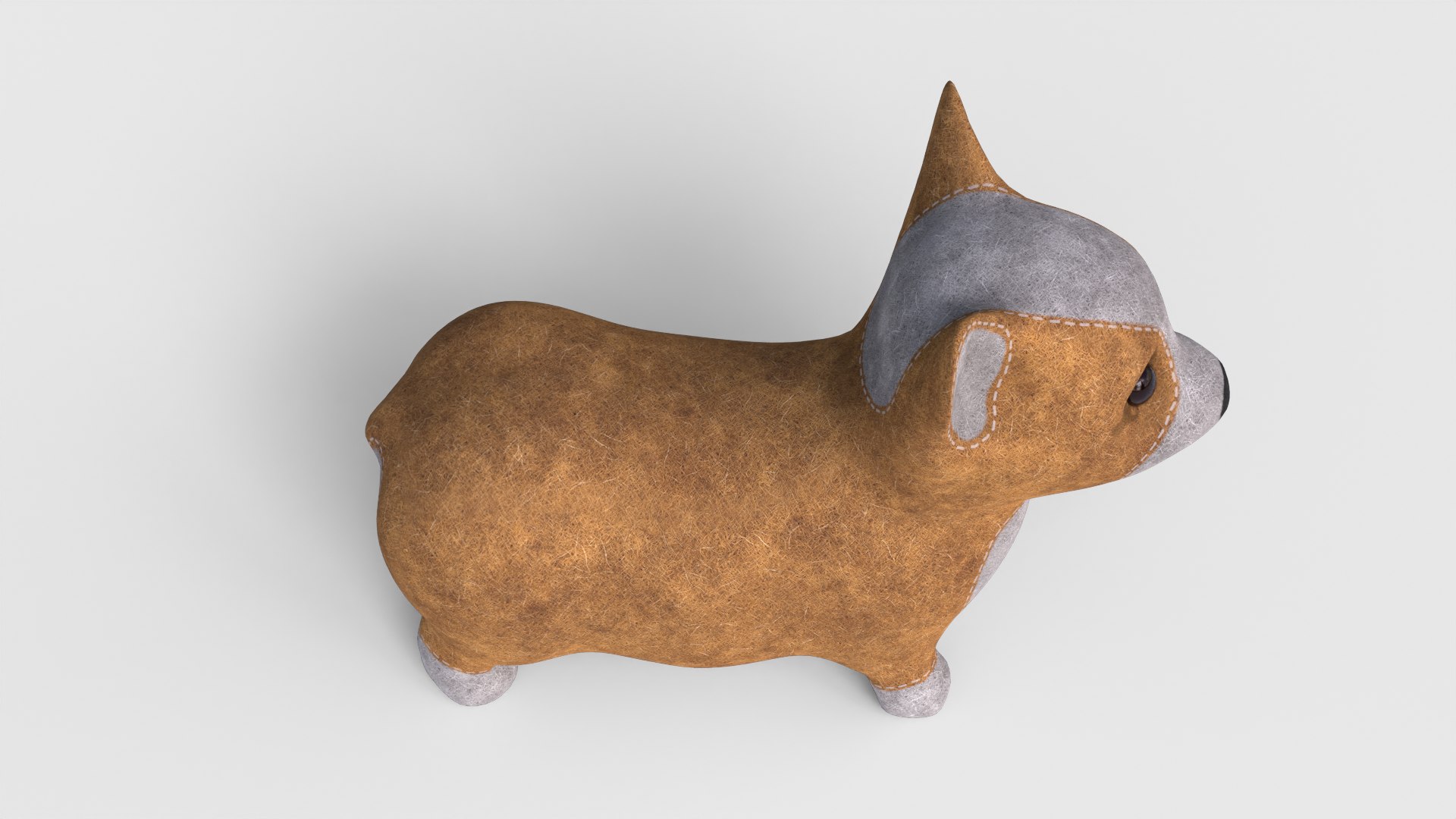 3D Corgi Dog Old Toy Model - TurboSquid 2214709