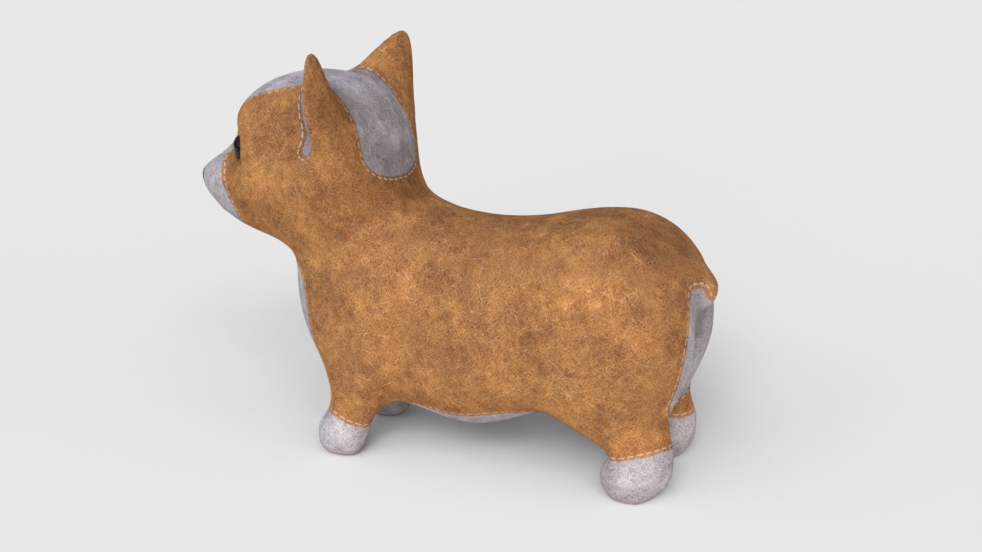 3D Corgi Dog Old Toy Model - TurboSquid 2214709
