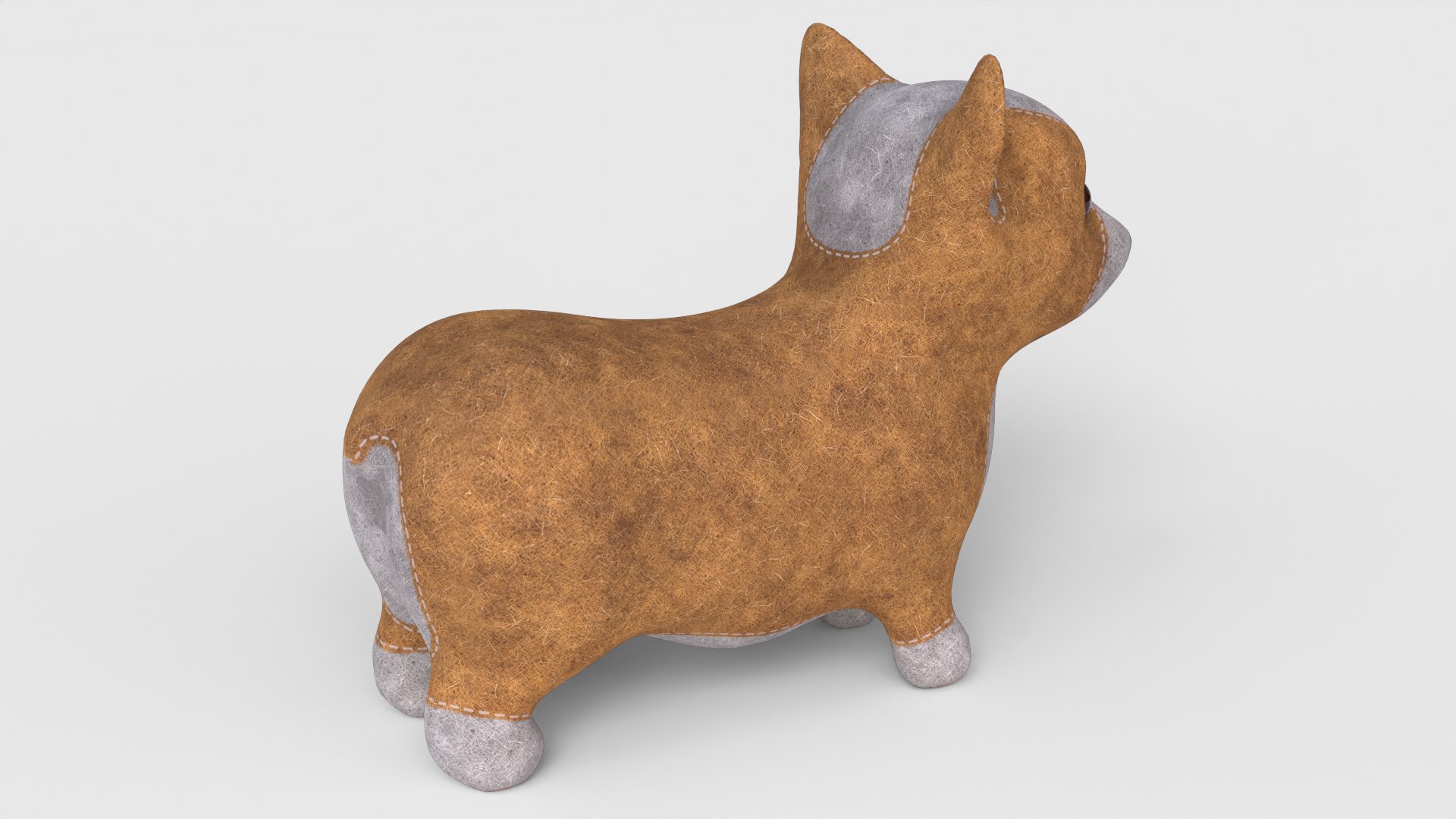 3D Corgi Dog Old Toy Model - TurboSquid 2214709