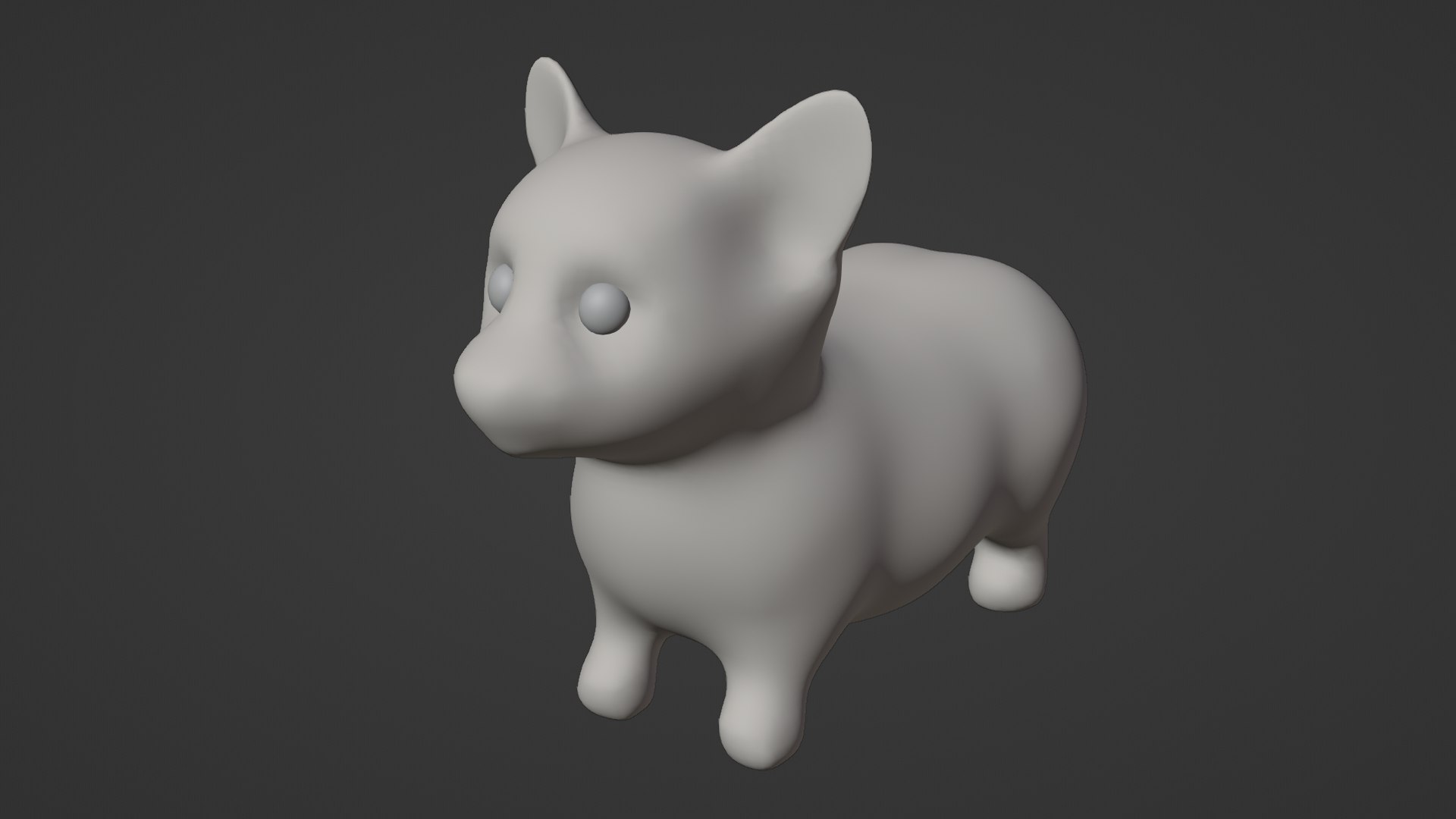 3D Corgi Dog Old Toy Model - TurboSquid 2214709