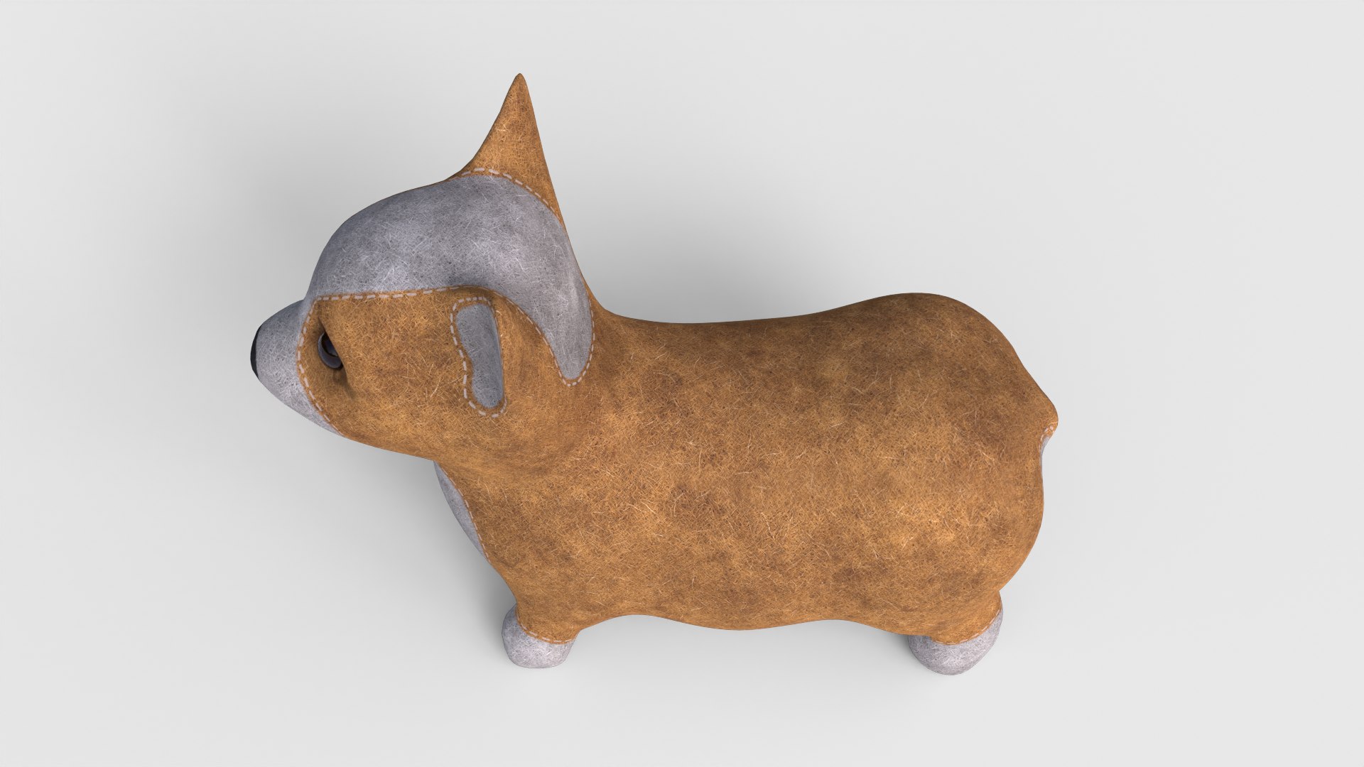 3D Corgi Dog Old Toy Model - TurboSquid 2214709
