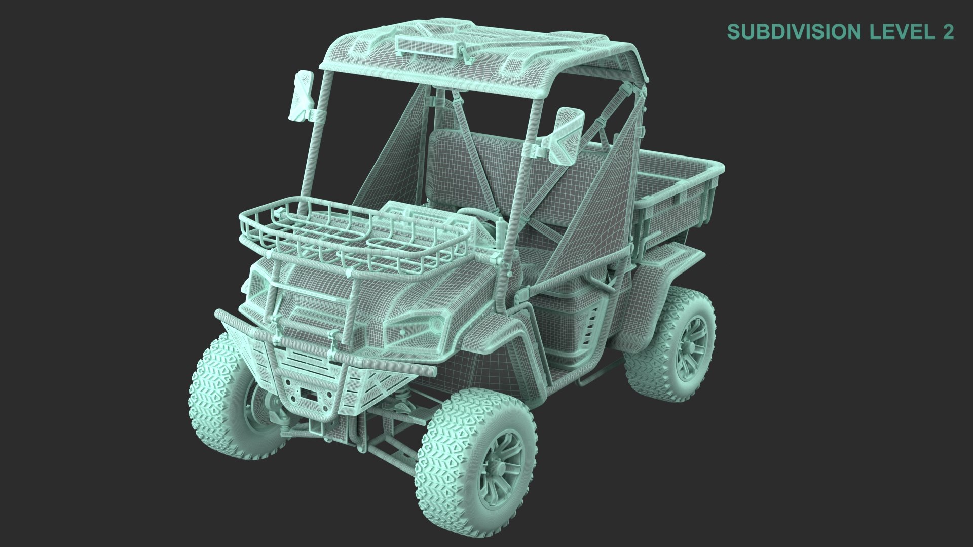 3D model Electric UTV - TurboSquid 1895082
