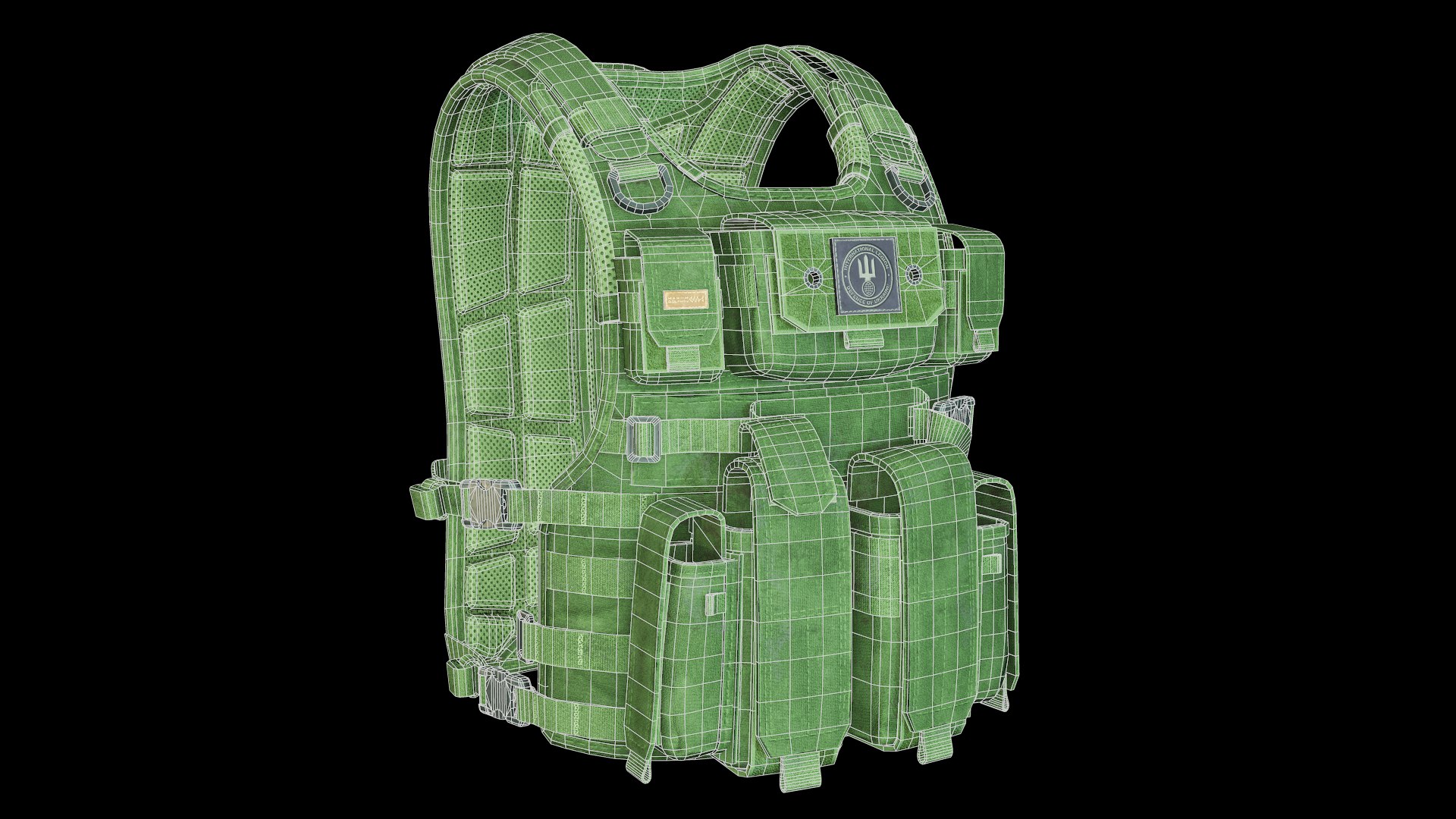 3D Marom Dolphin Amran Gen Plate Carrier Model - TurboSquid 2334727