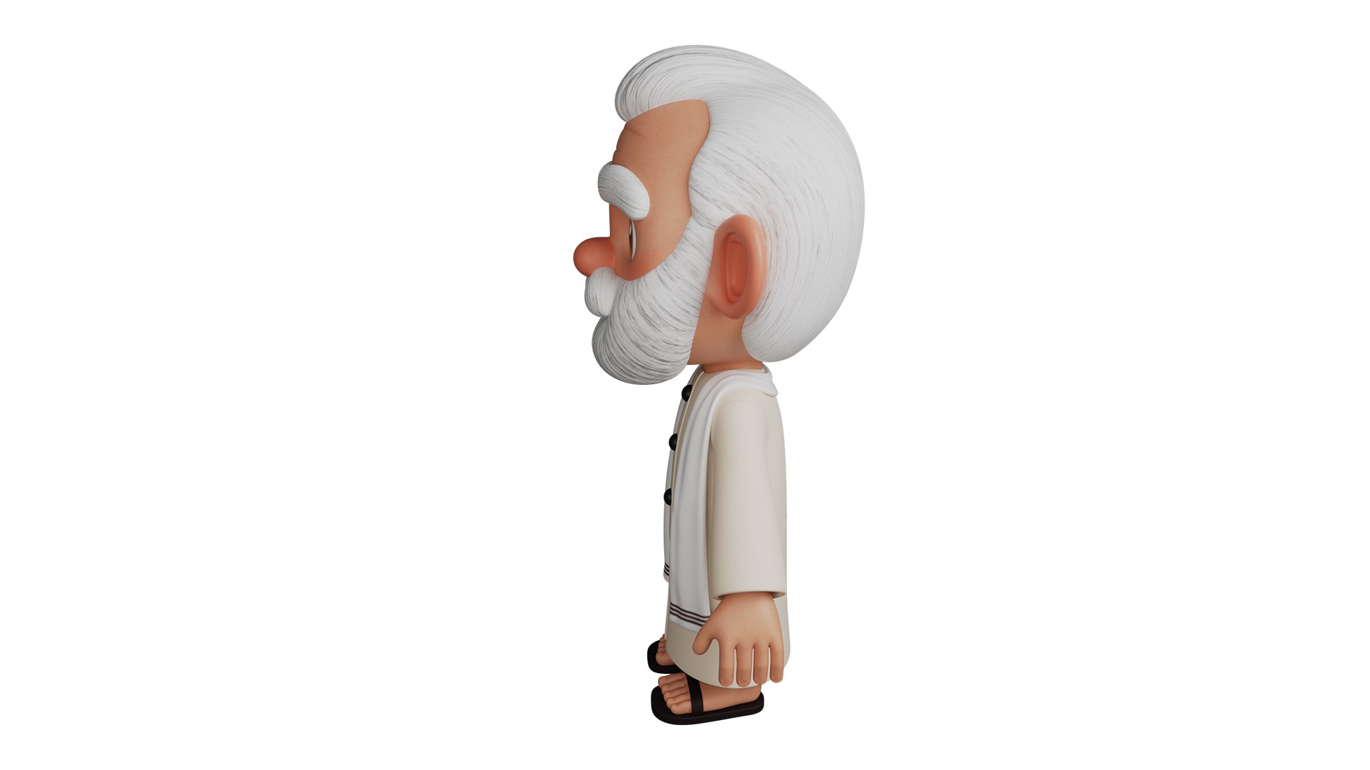 3D Cartoon Old Man Character 3d Model Model - TurboSquid 2230504