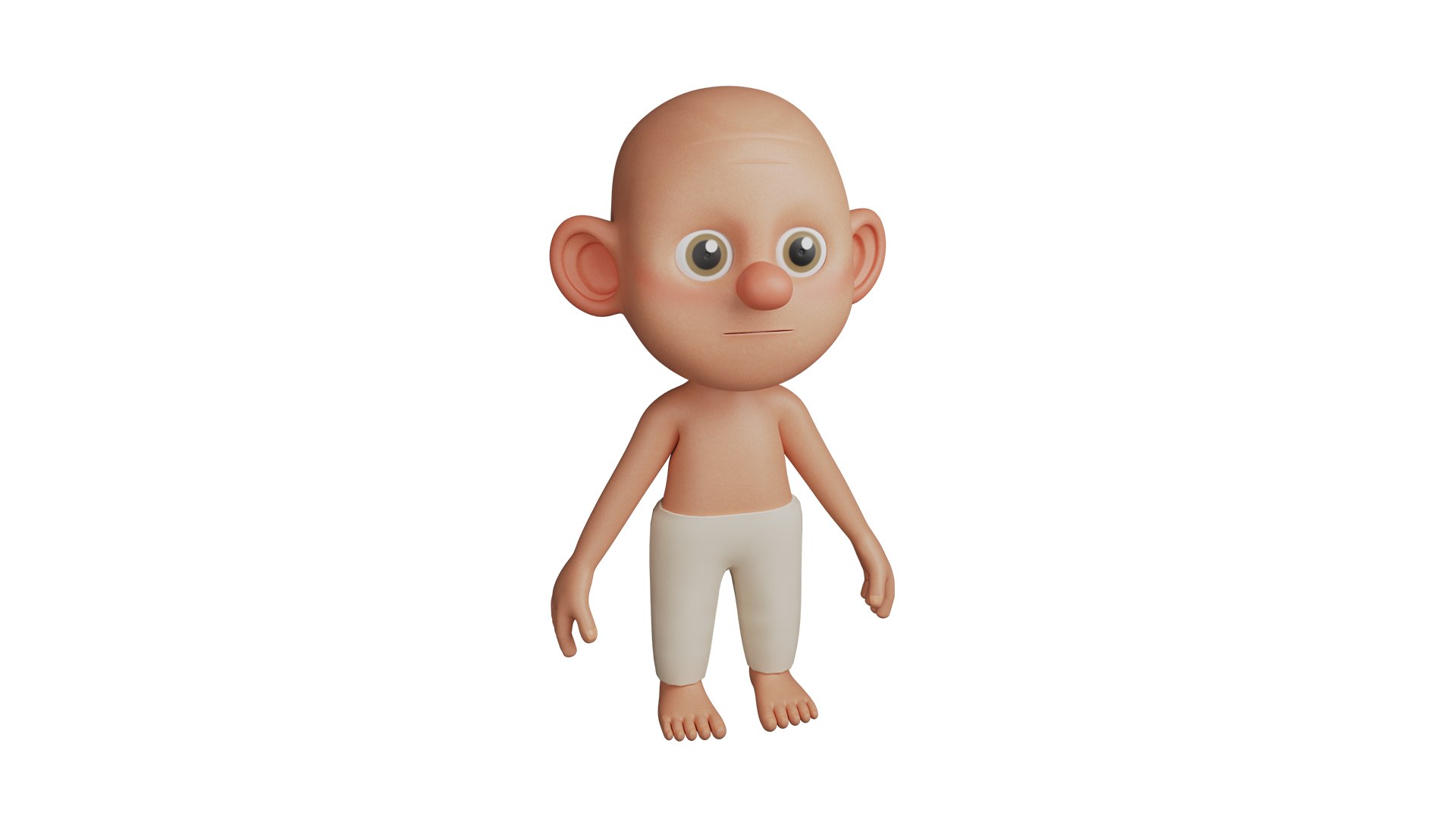 3D Cartoon Old Man Character 3d Model Model - TurboSquid 2230504