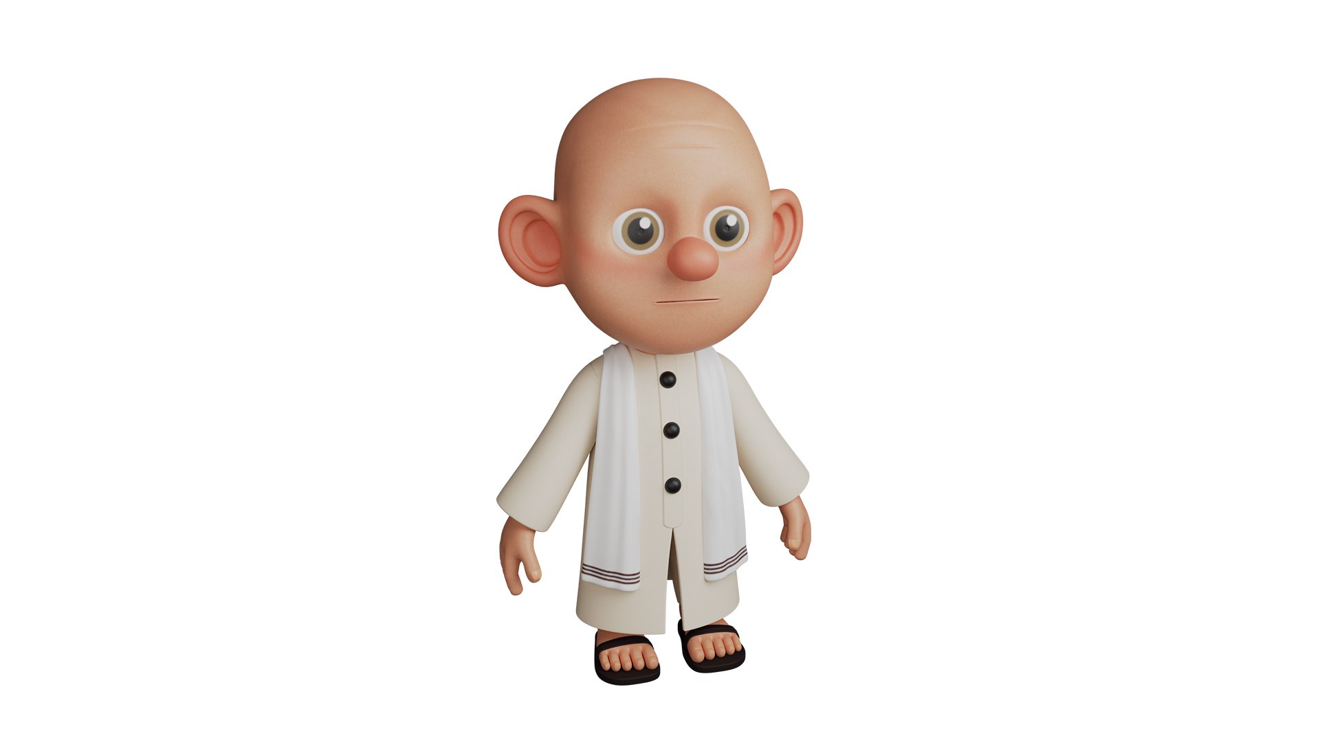 3D Cartoon Old Man Character 3d Model Model - TurboSquid 2230504