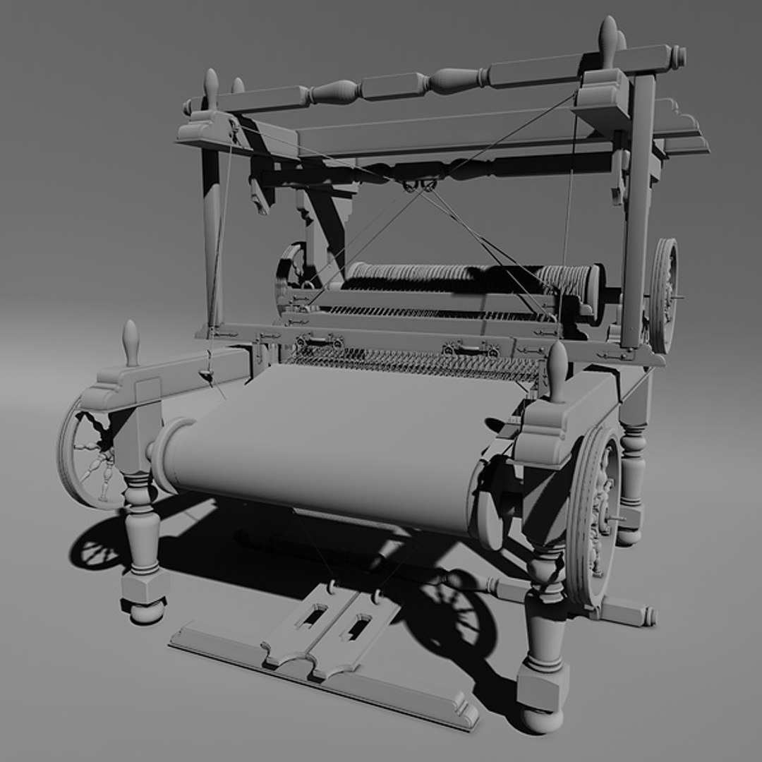 Weaving Loom 3d Model