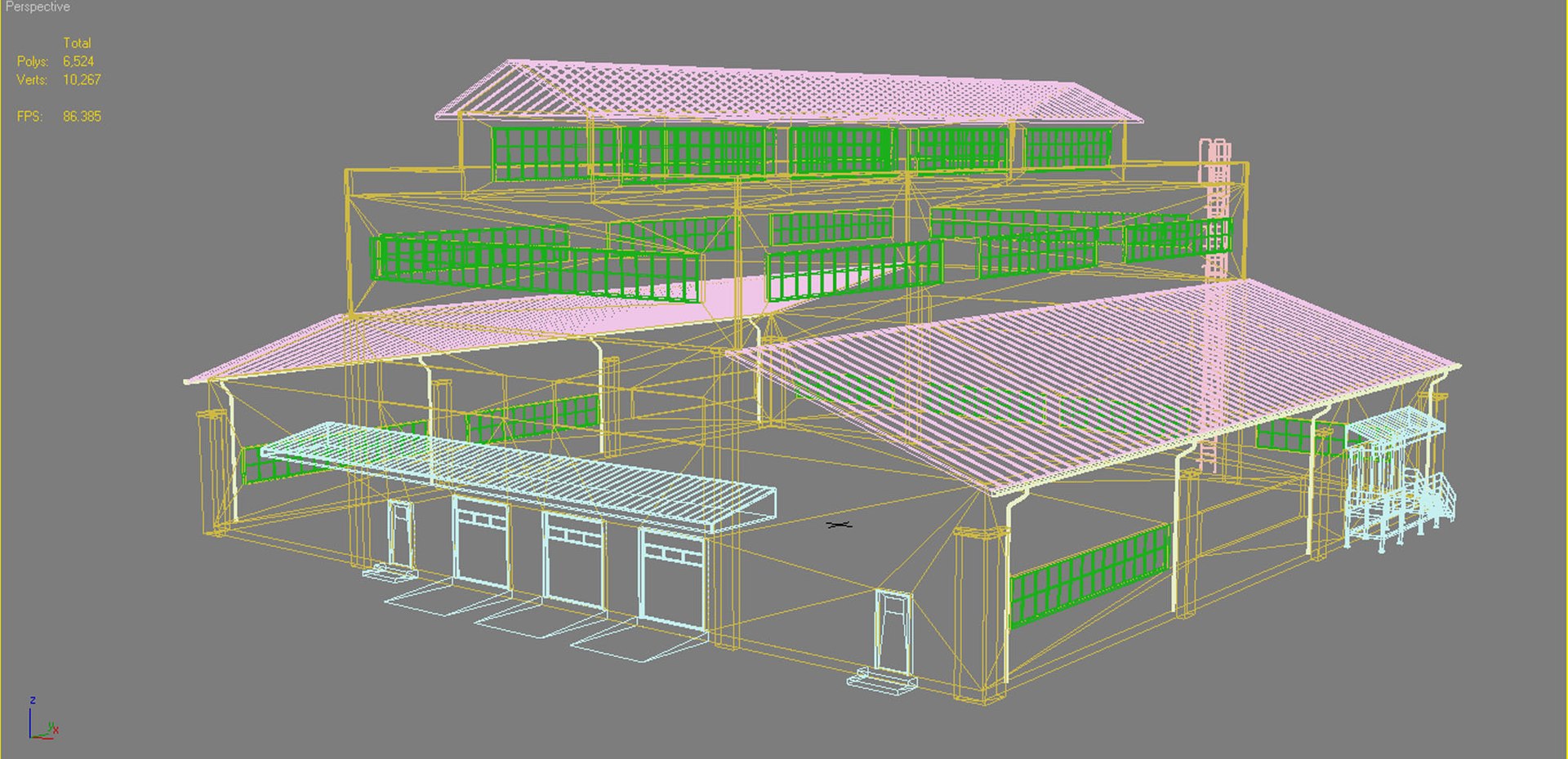 Warehouse building model - TurboSquid 1327414