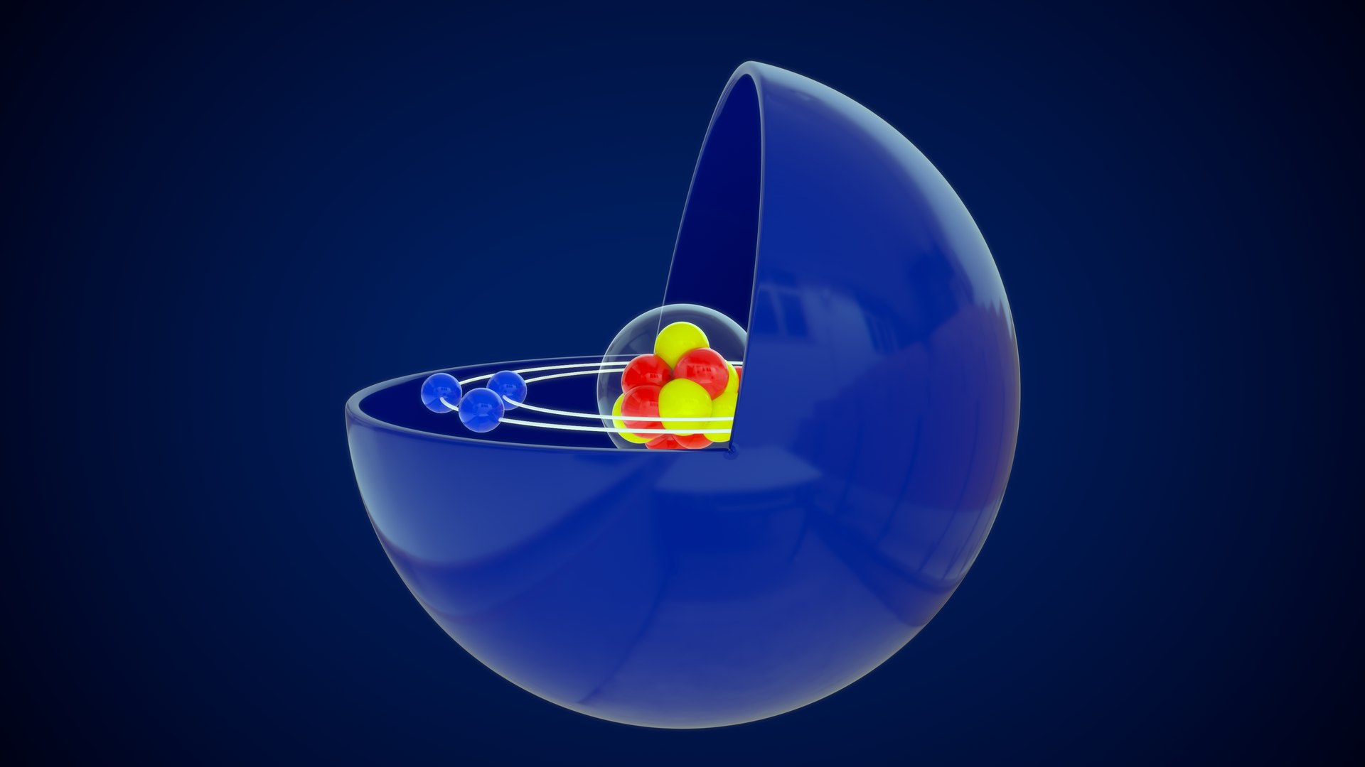 Nitrogen Atom 3D Model - TurboSquid 2131543