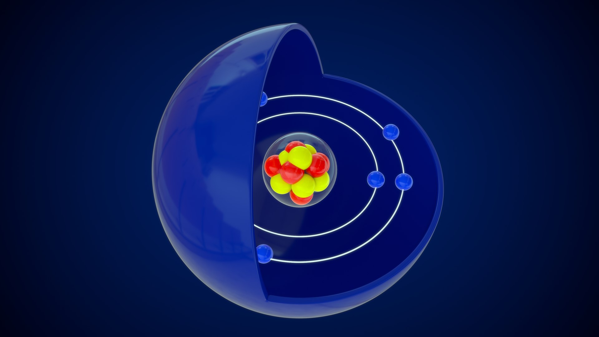 Nitrogen Atom 3D Model - TurboSquid 2131543