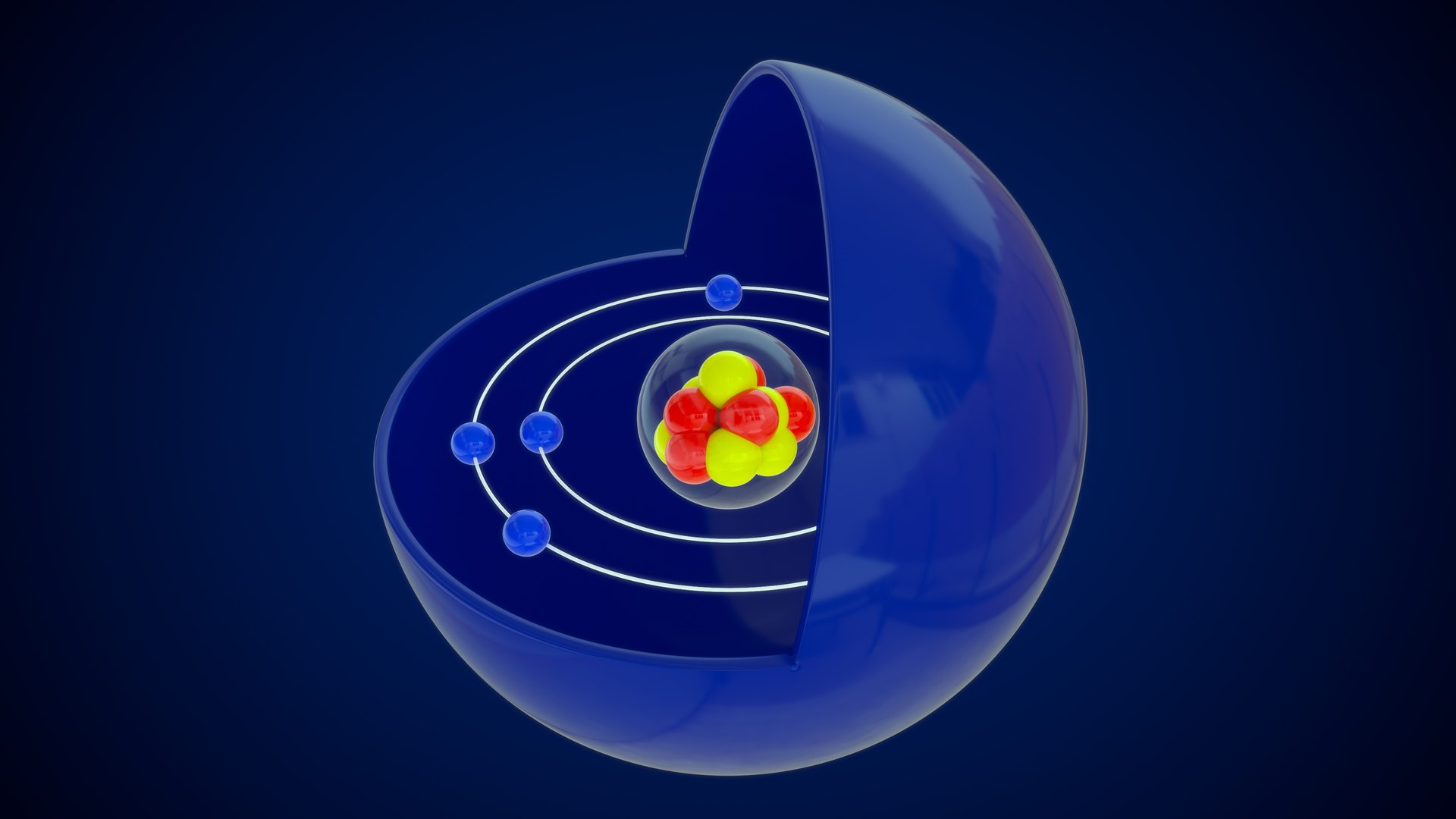 Nitrogen Atom 3D Model - TurboSquid 2131543