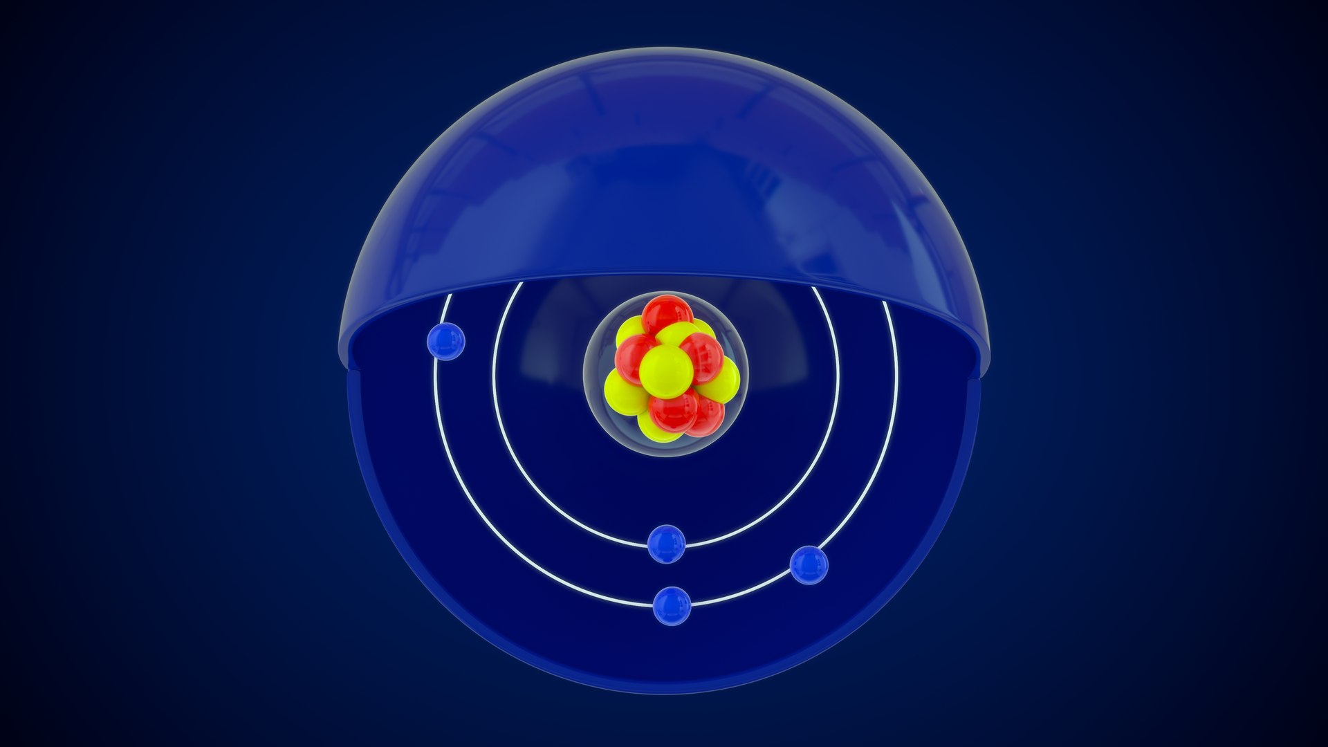 Nitrogen Atom 3D Model - TurboSquid 2131543