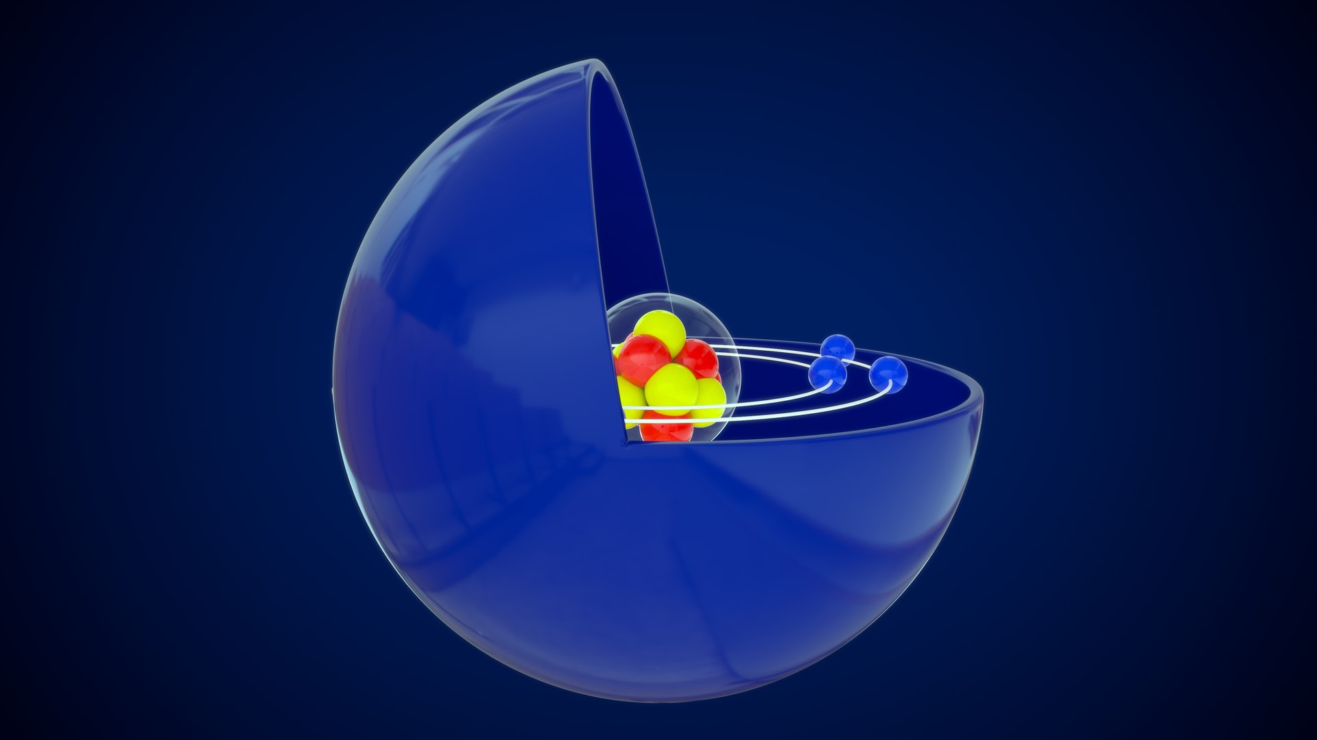 Nitrogen Atom 3D Model - TurboSquid 2131543