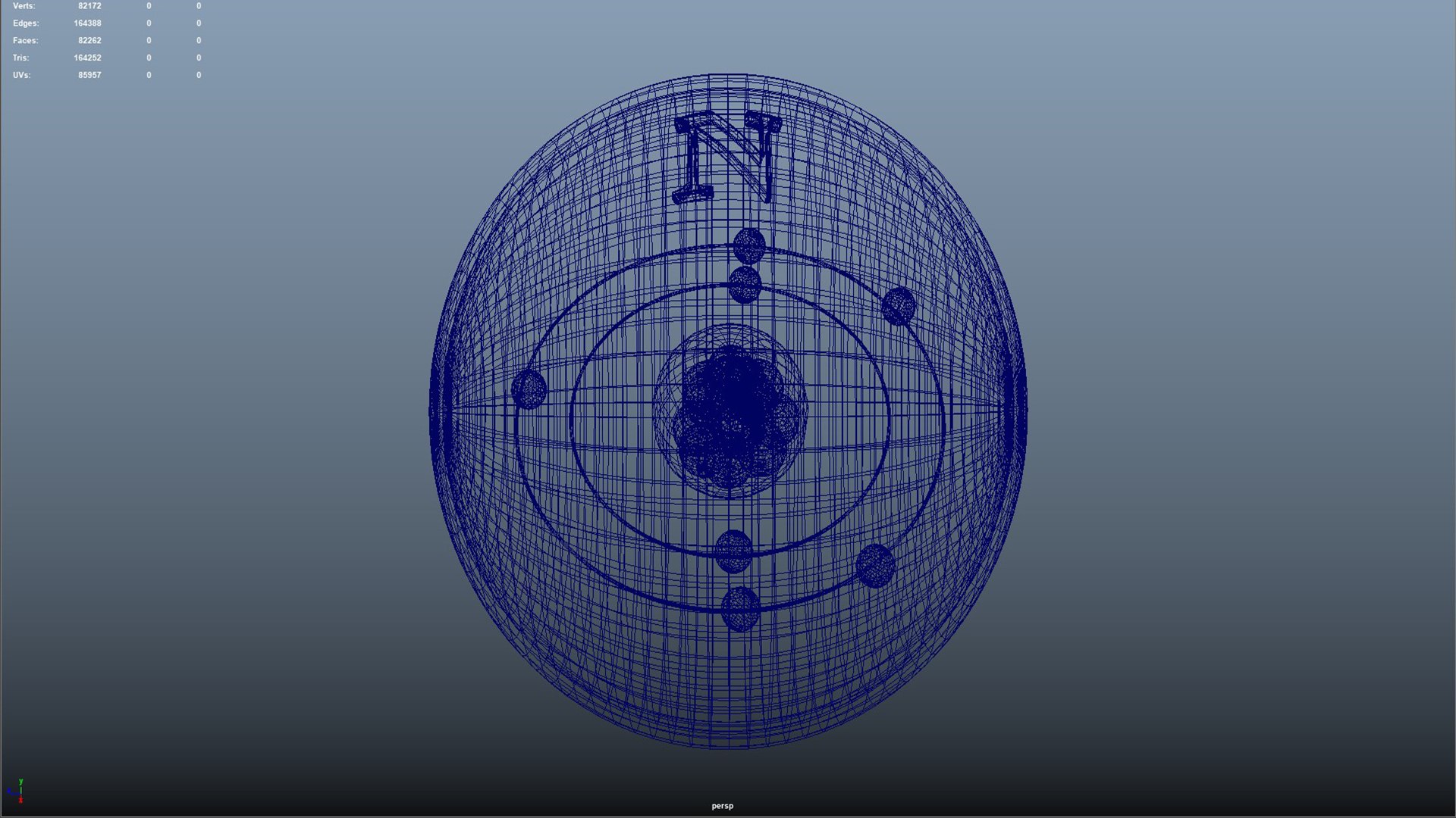 Nitrogen Atom 3D Model - TurboSquid 2131543