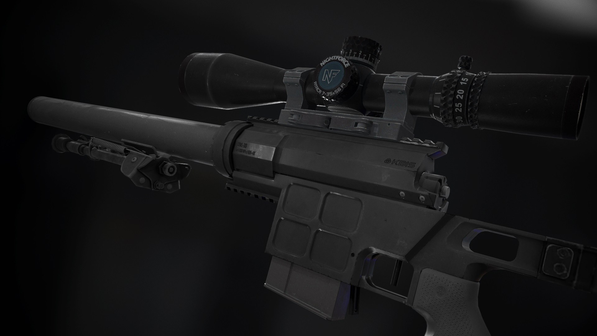 Lobaevs Sniper Weapons Dvl-10 3D Model - TurboSquid 1428828