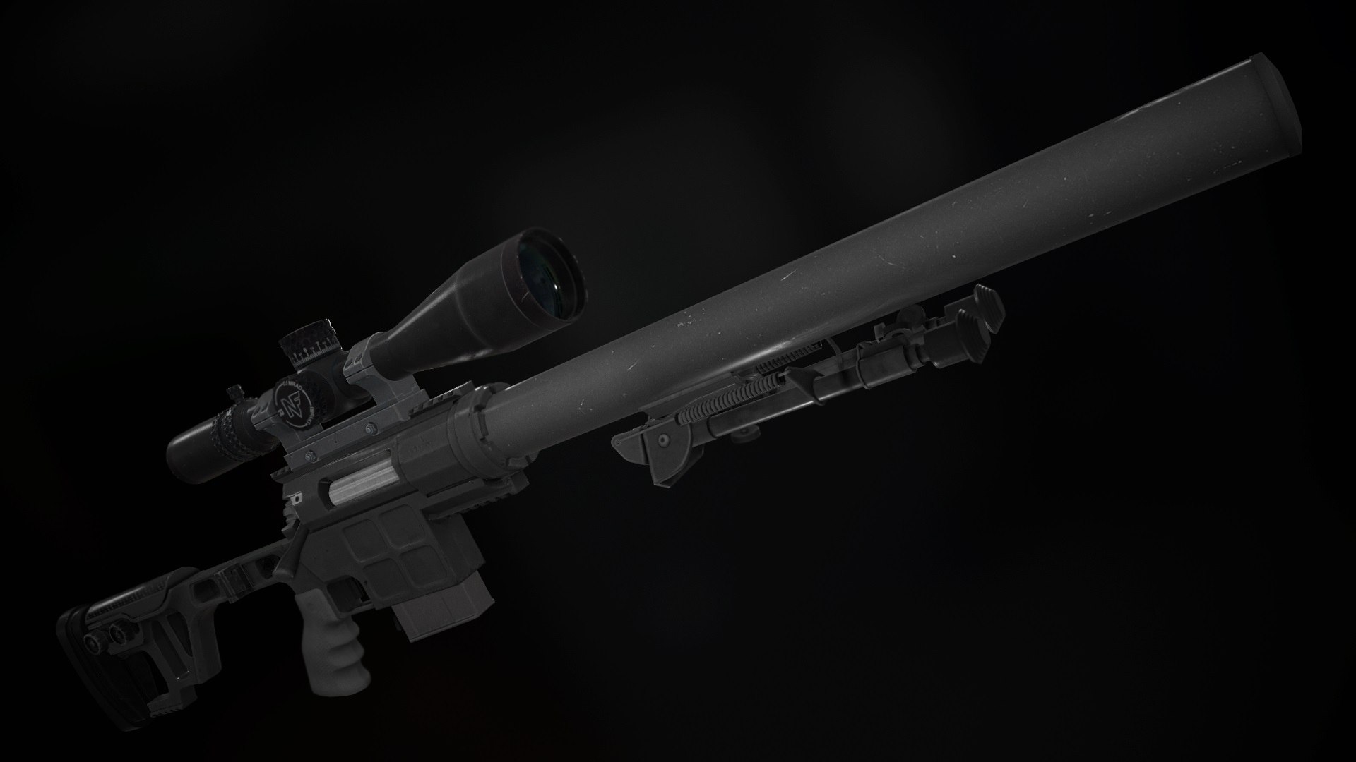 Lobaevs Sniper Weapons Dvl-10 3D Model - TurboSquid 1428828
