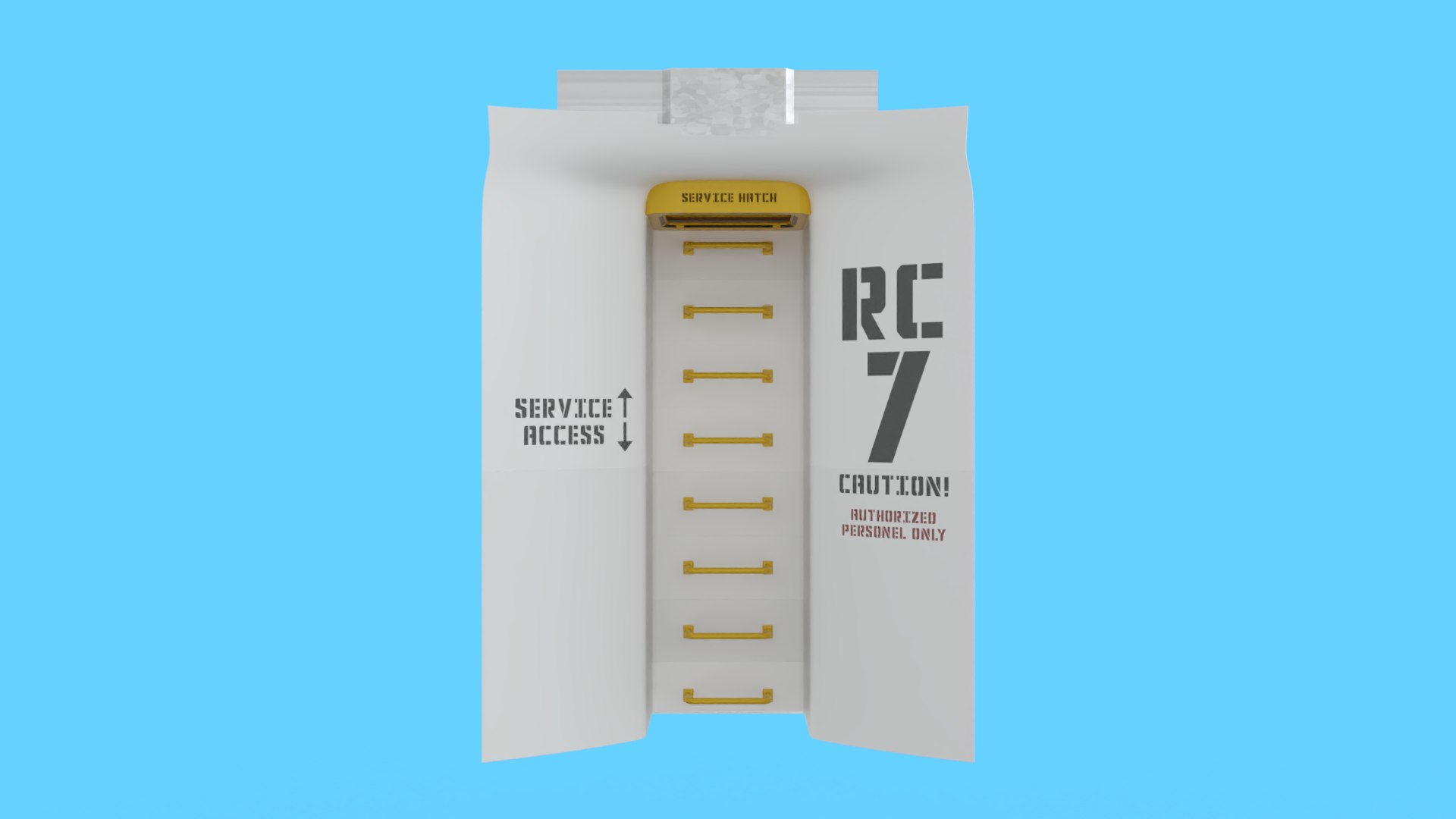 Nuclear Reactor RC - 5 Sci-Fi Low-poly Model - TurboSquid 2355220