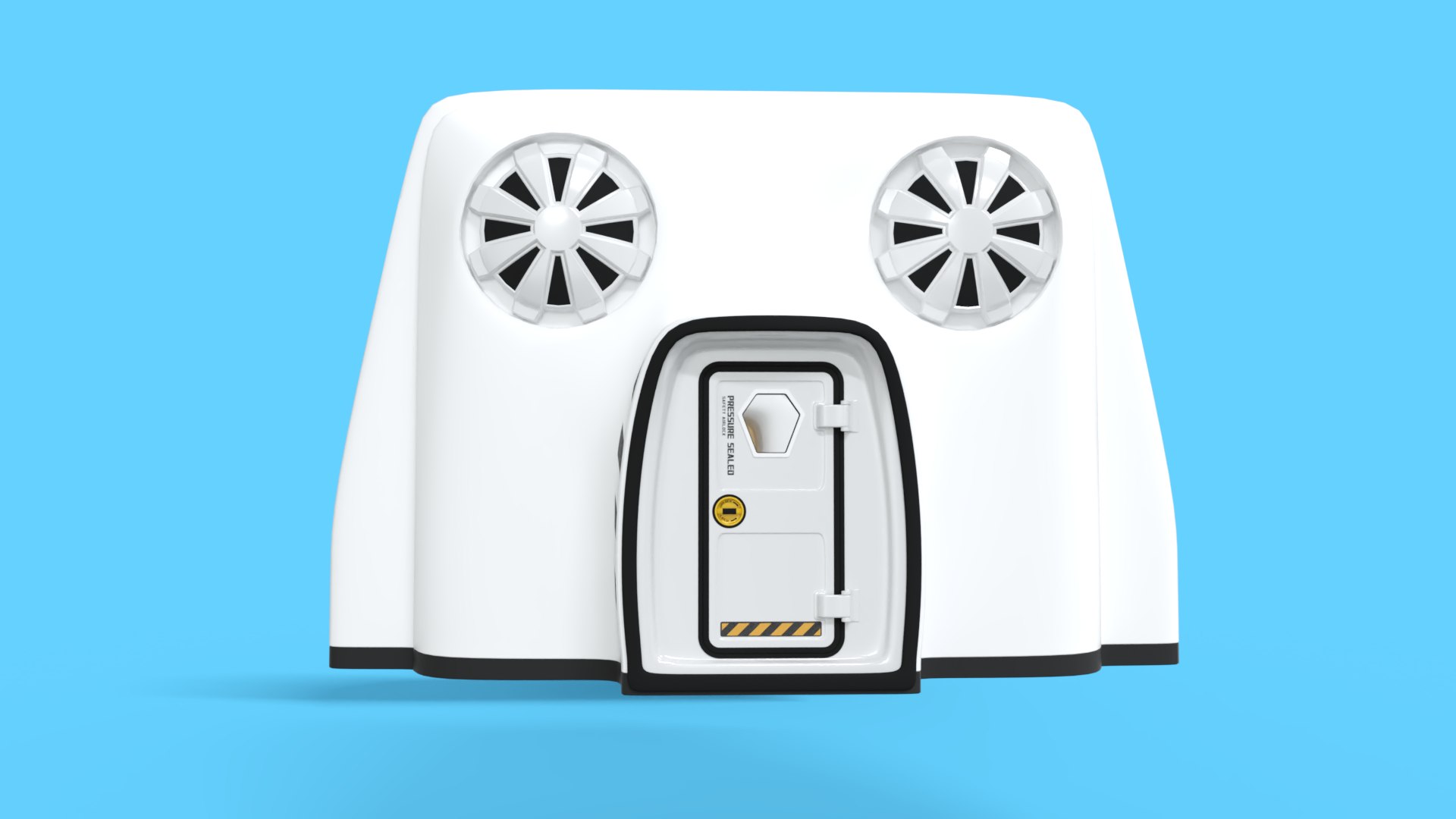 Nuclear Reactor RC - 5 Sci-Fi Low-poly Model - TurboSquid 2355220