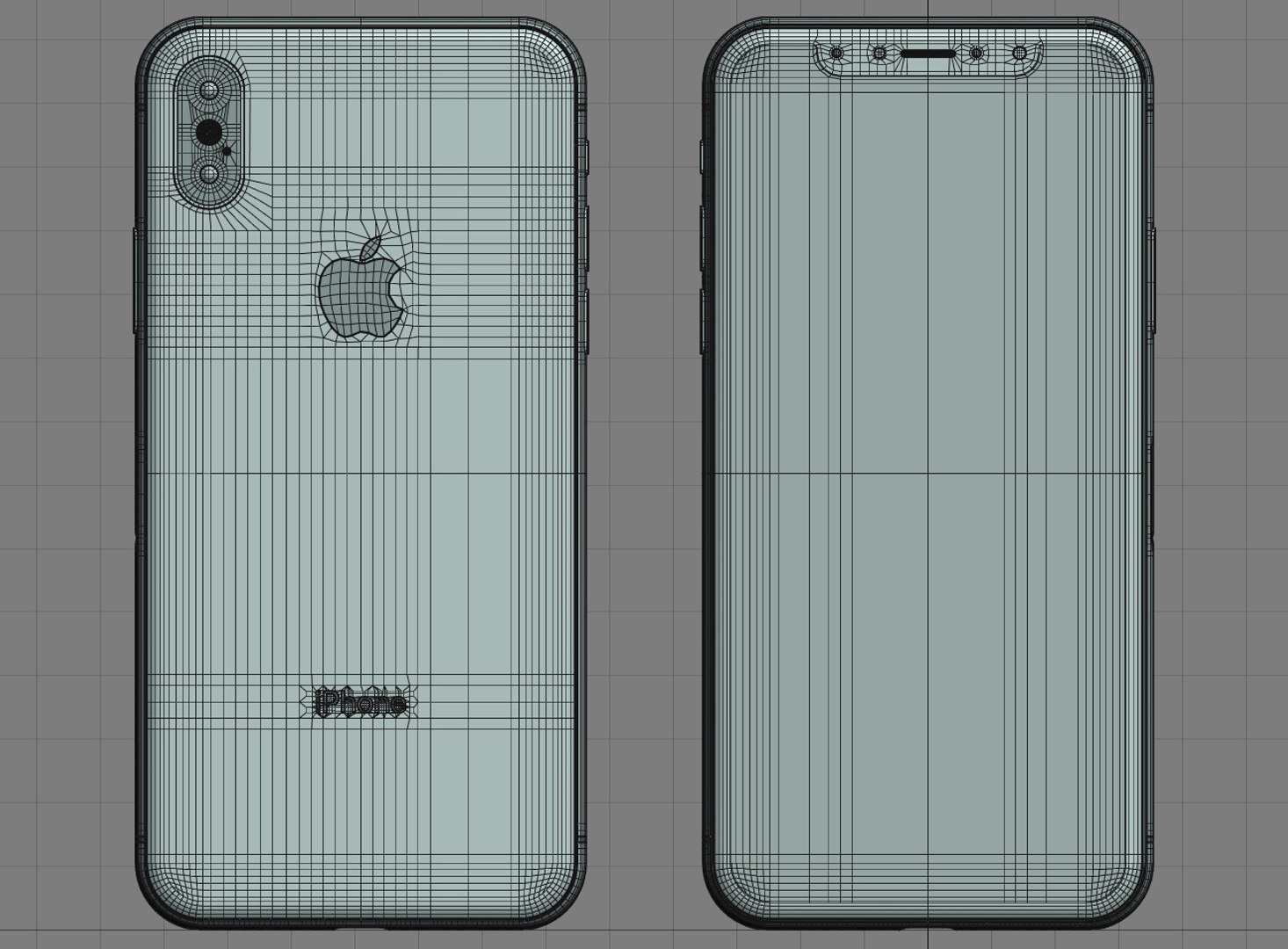 Apple iphone x model - TurboSquid 1202605