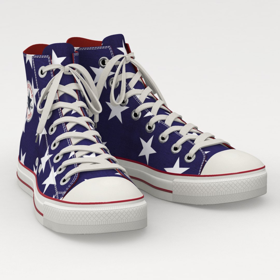 Shoe Converse Star 3d Obj