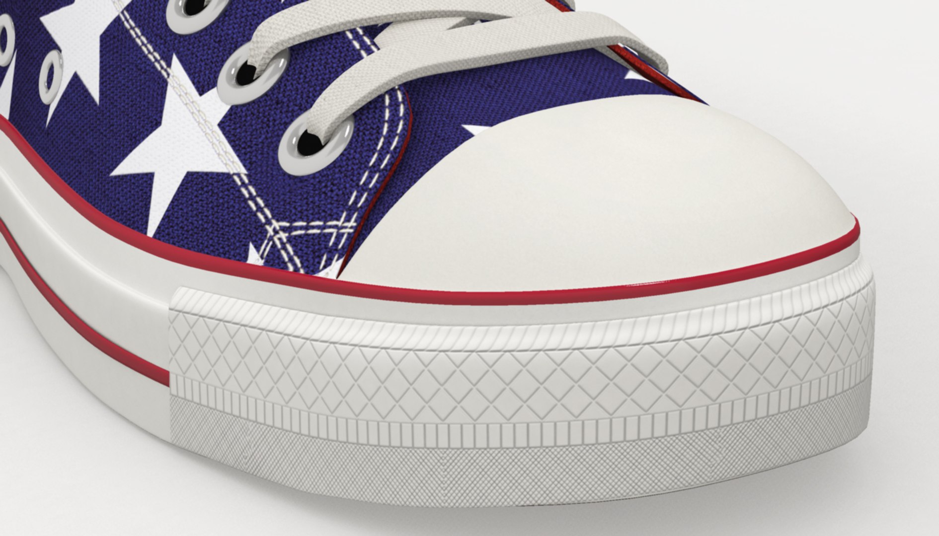 Shoe Converse Star 3d Obj