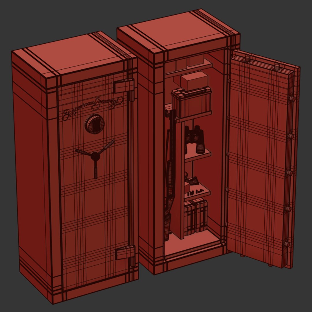 3D Gun Safe Lock Model - TurboSquid 1675041