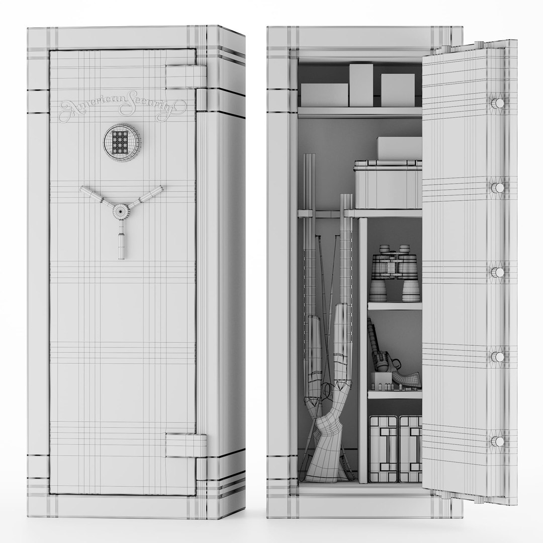 3D Gun Safe Lock Model - TurboSquid 1675041