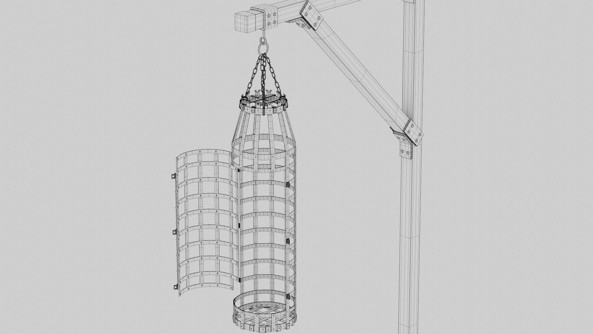3D Gibbet And Cage - TurboSquid 1794673