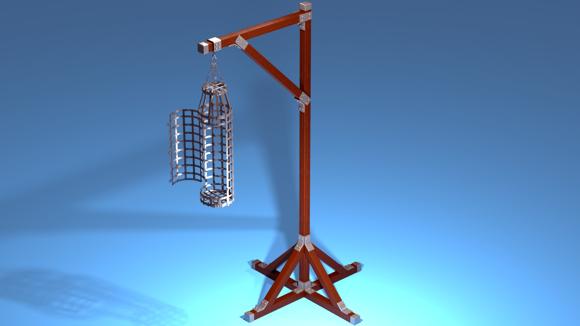 3D Gibbet And Cage - TurboSquid 1794673