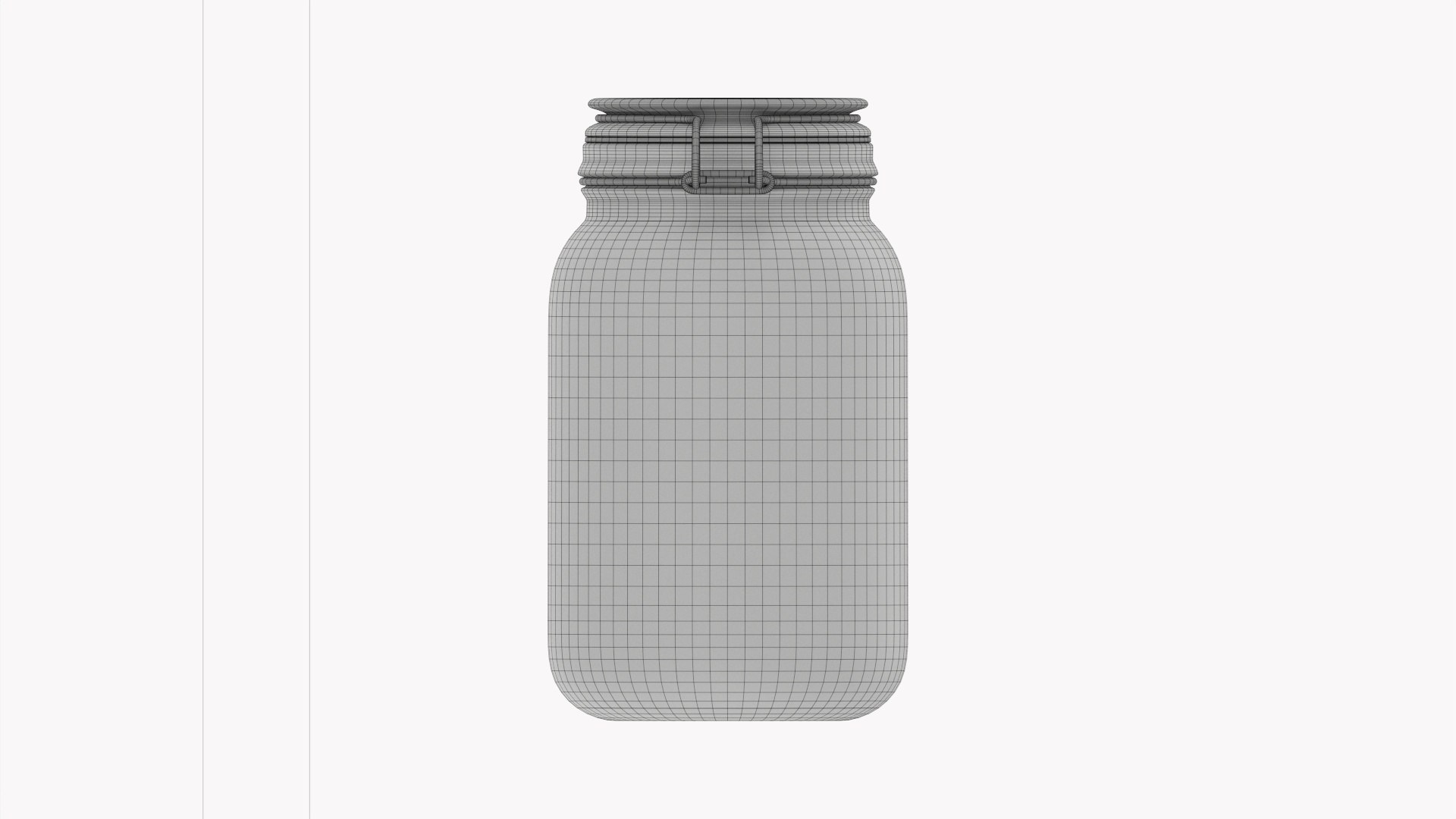 3D model Kitchen glass jar with contents 04 - TurboSquid 1786226