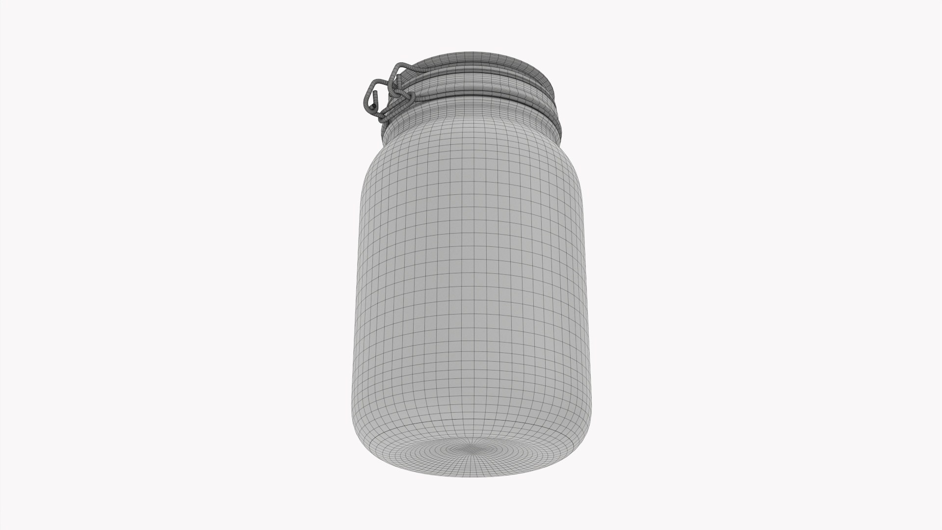 3D model Kitchen glass jar with contents 04 - TurboSquid 1786226