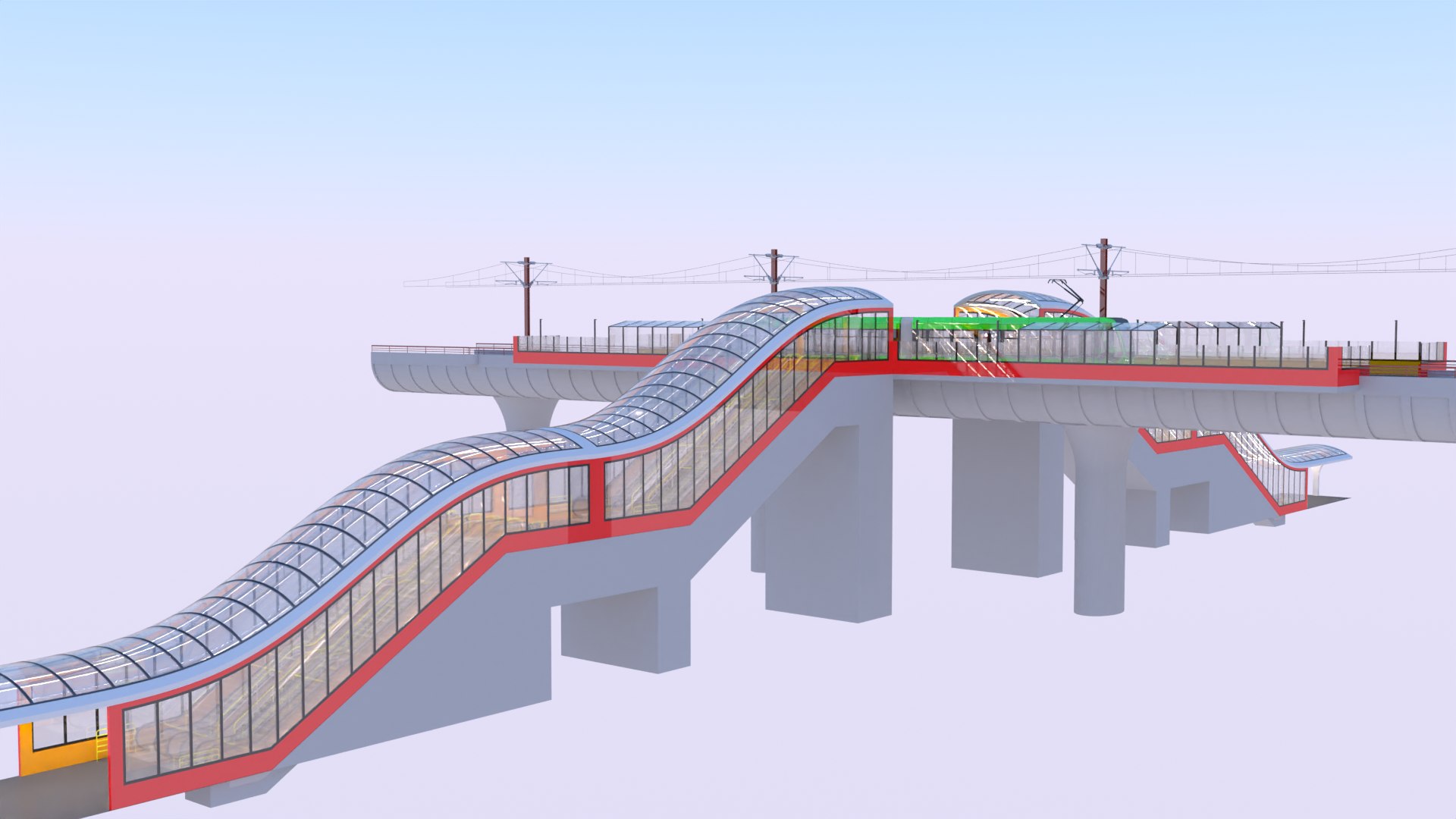 3D Stadler Tram Stops Model - TurboSquid 2316086