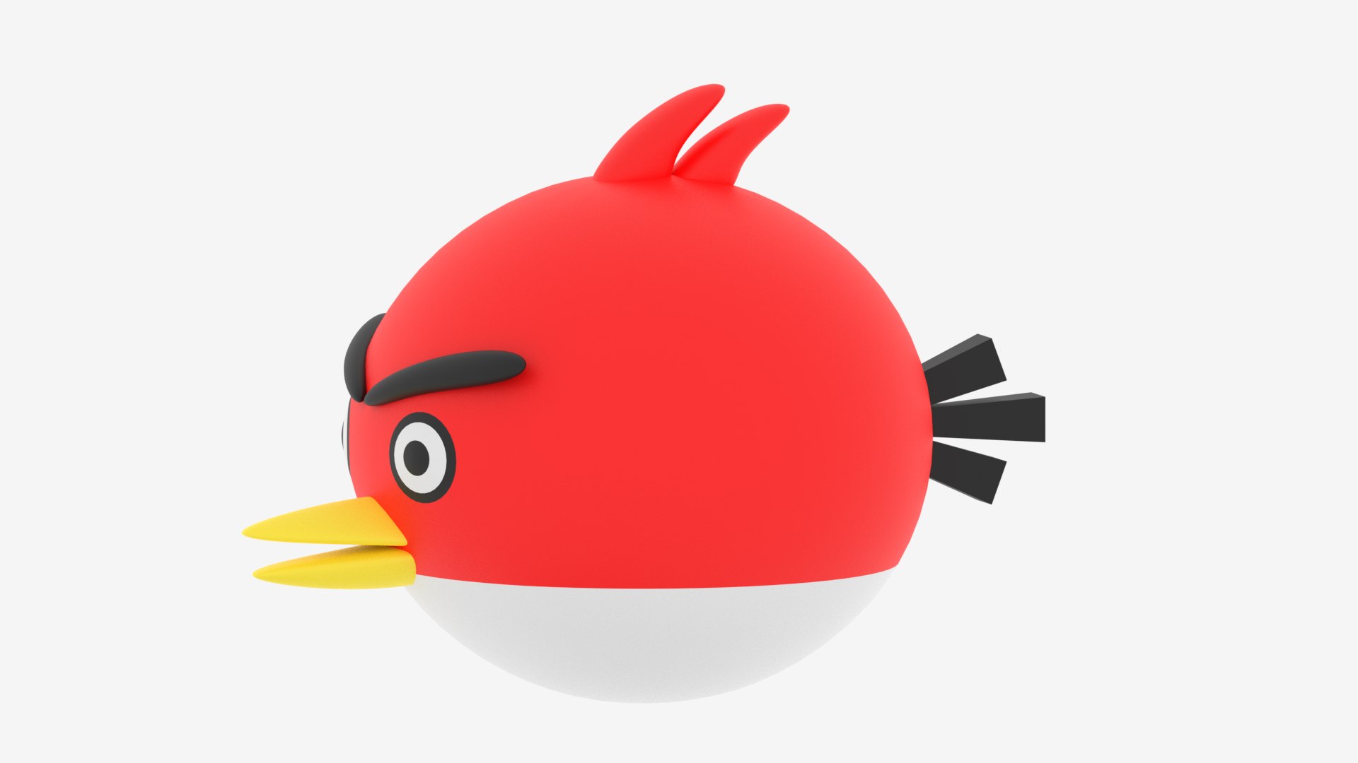 3D Angry Bird Model - TurboSquid 1764613