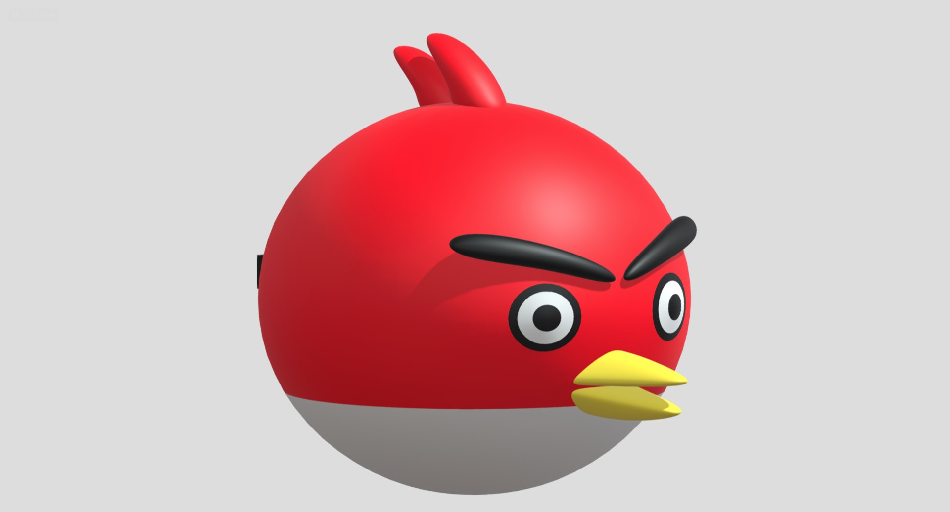 3D Angry Bird Model - TurboSquid 1764613