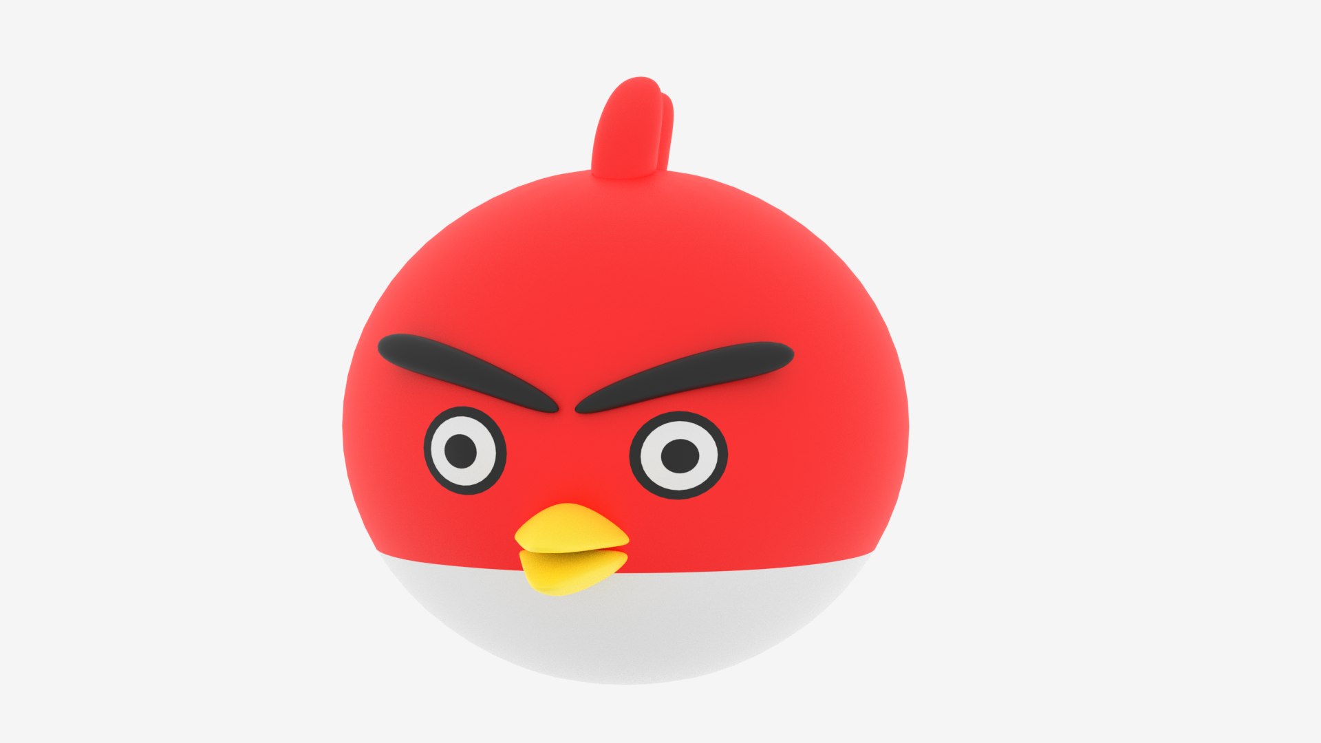 3D Angry Bird Model - TurboSquid 1764613